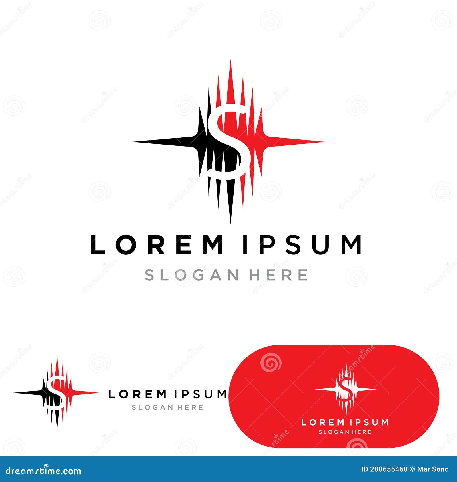 Sound Wave Logo and Symbol Vector Stock Vector - Illustration of ...