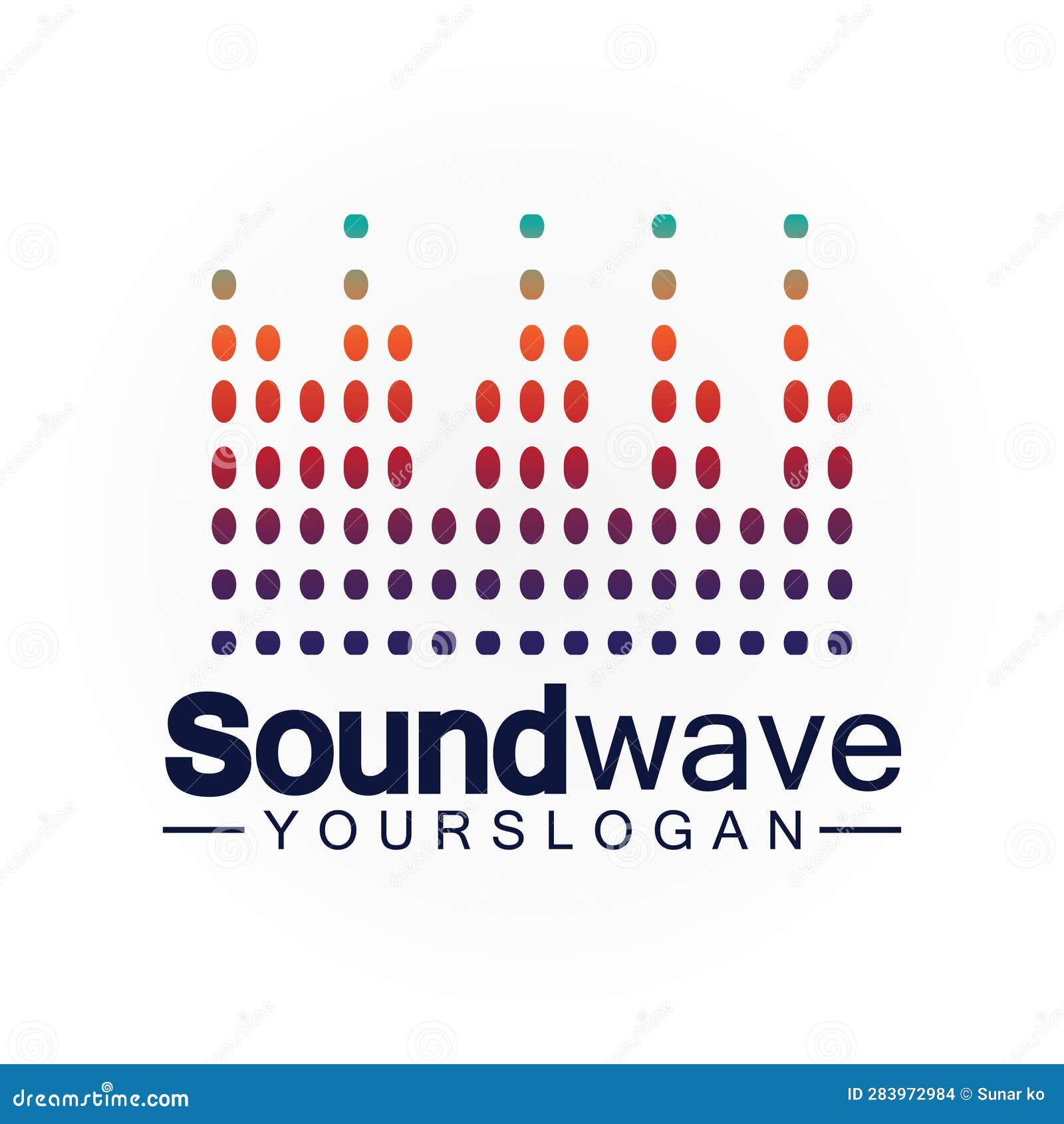 Sound Wave Logo and Symbol Vector Stock Vector - Illustration of modern ...