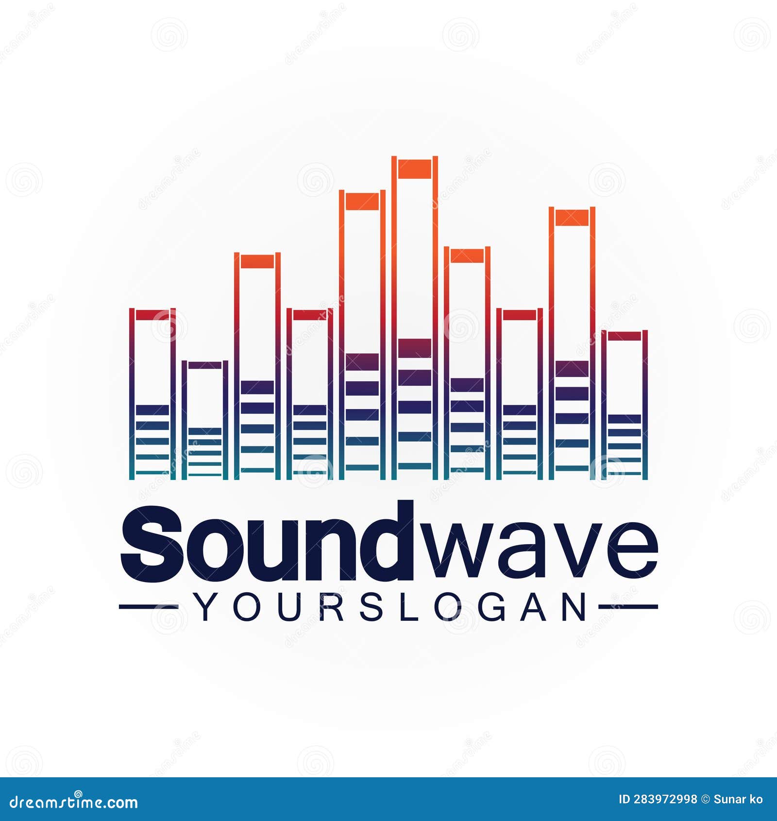 Sound Wave Logo and Symbol Vector Stock Vector - Illustration of ...