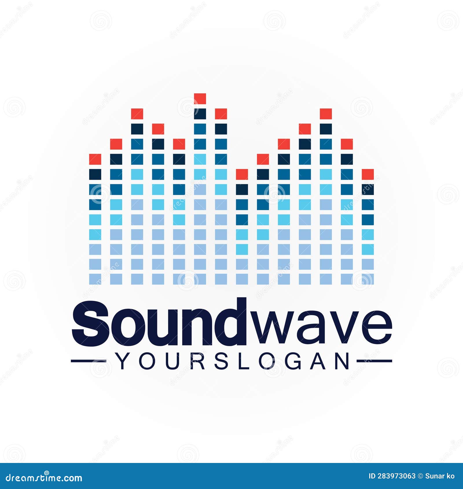 Sound Wave Logo and Symbol Vector Stock Vector - Illustration of ...