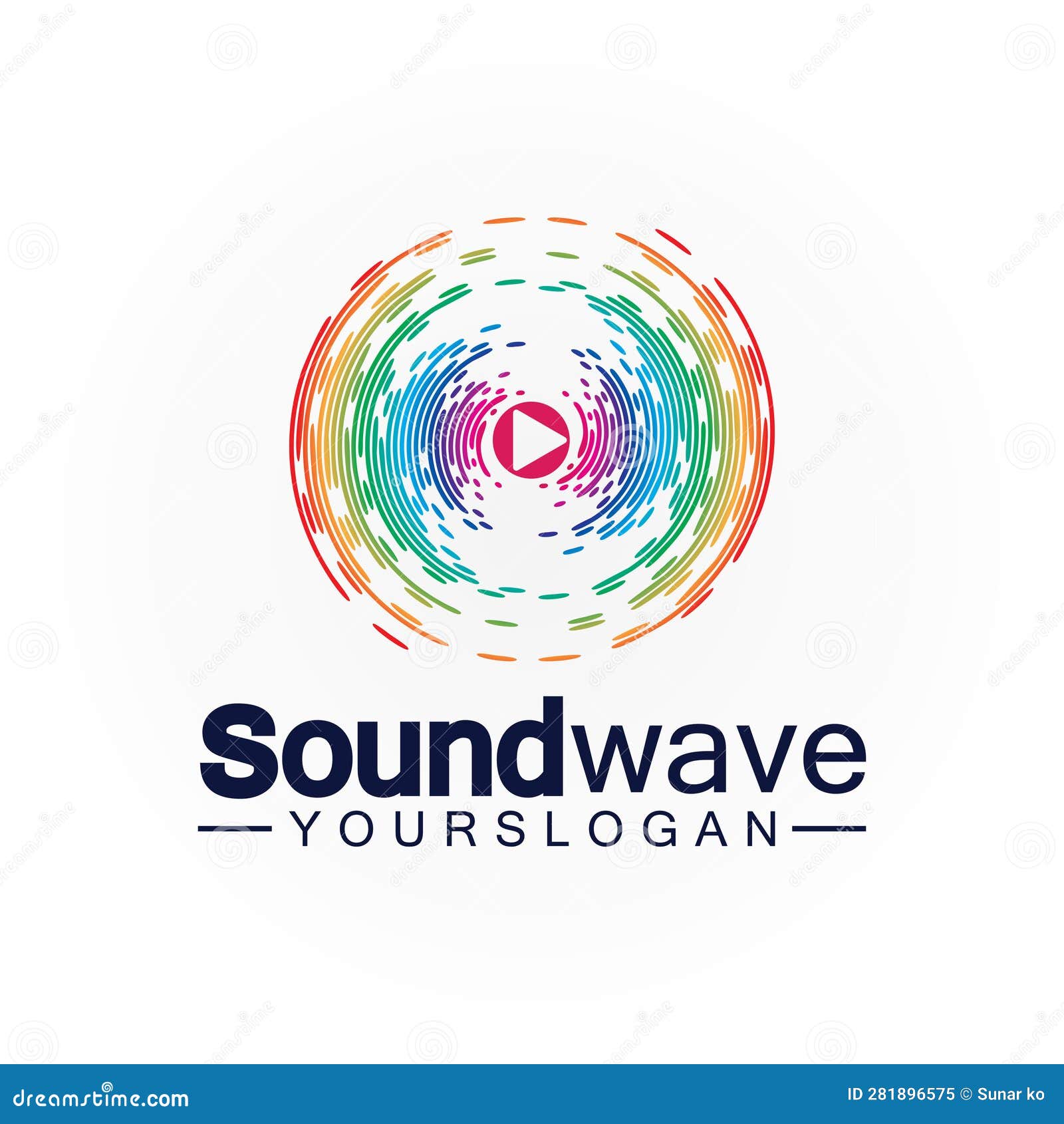 Sound Wave Logo and Symbol Vector Stock Vector - Illustration of volume ...