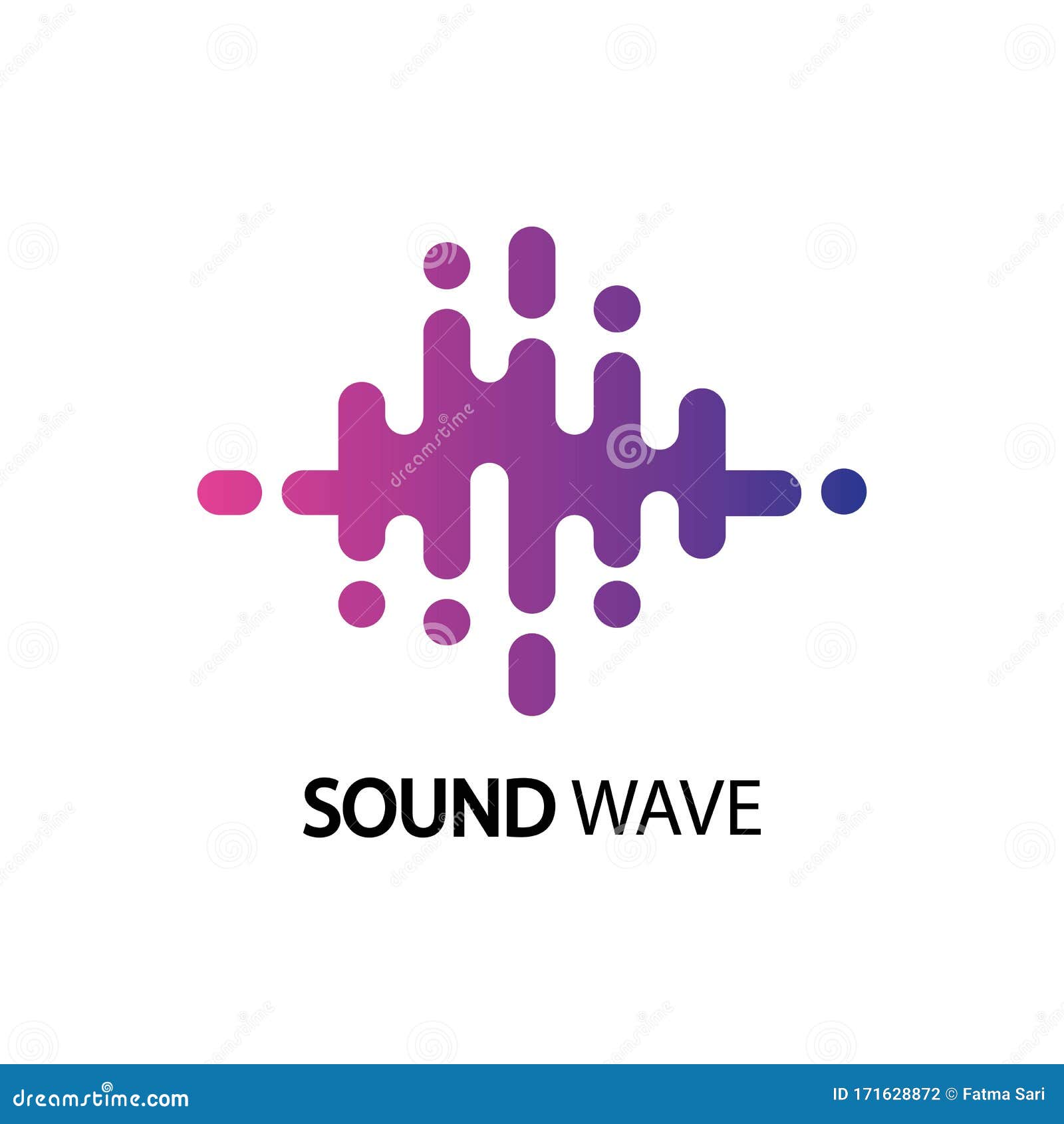 Sound Wave Logo Vector Icon Stock Vector - Illustration of song, icon ...