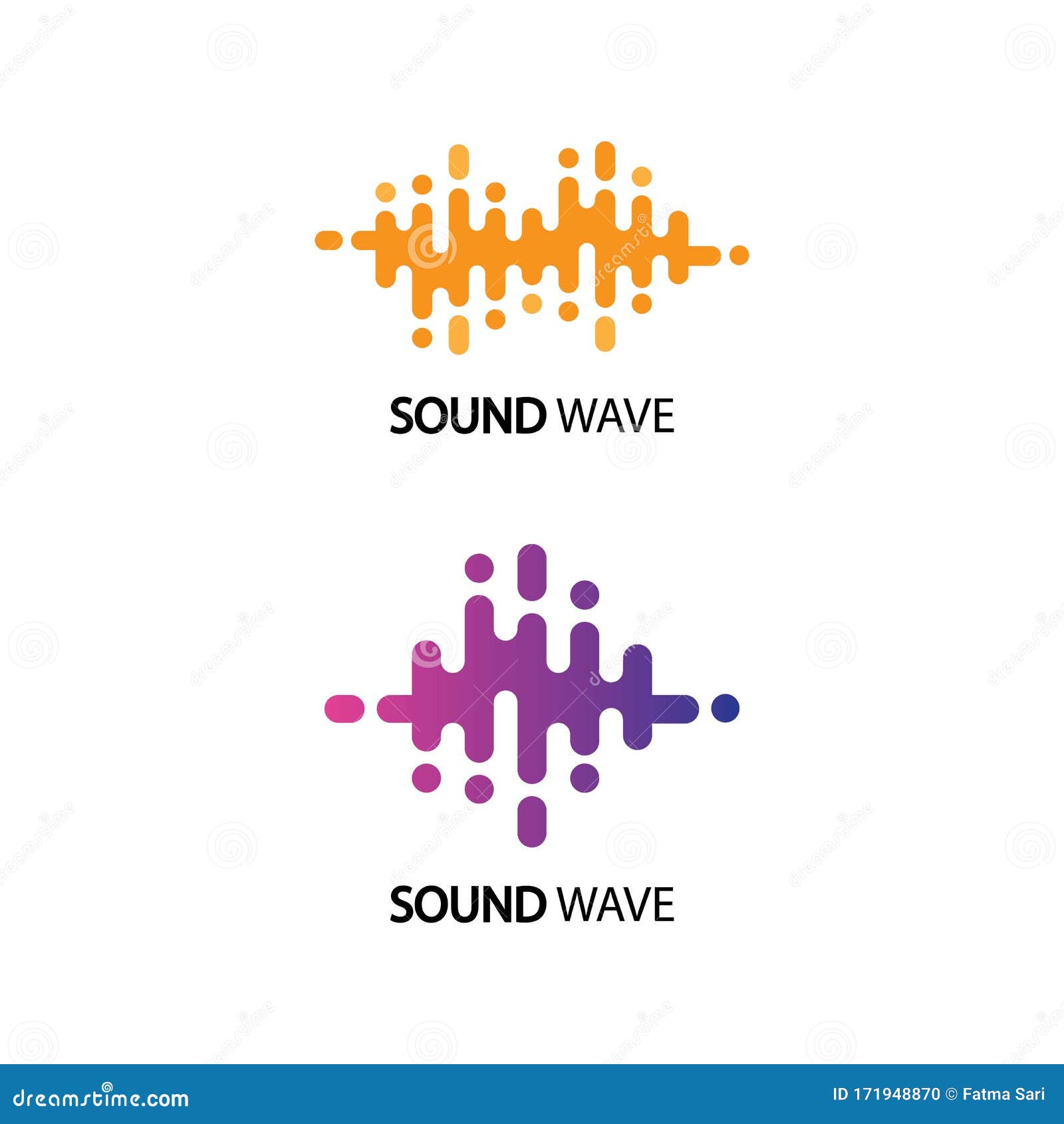 Sound Wave Logo Vector Icon Stock Vector - Illustration of icon, record ...