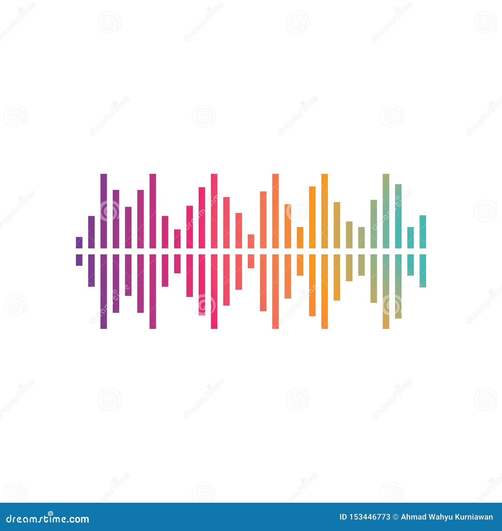 Sound Wave Music Logo Vector Stock Vector - Illustration of track ...