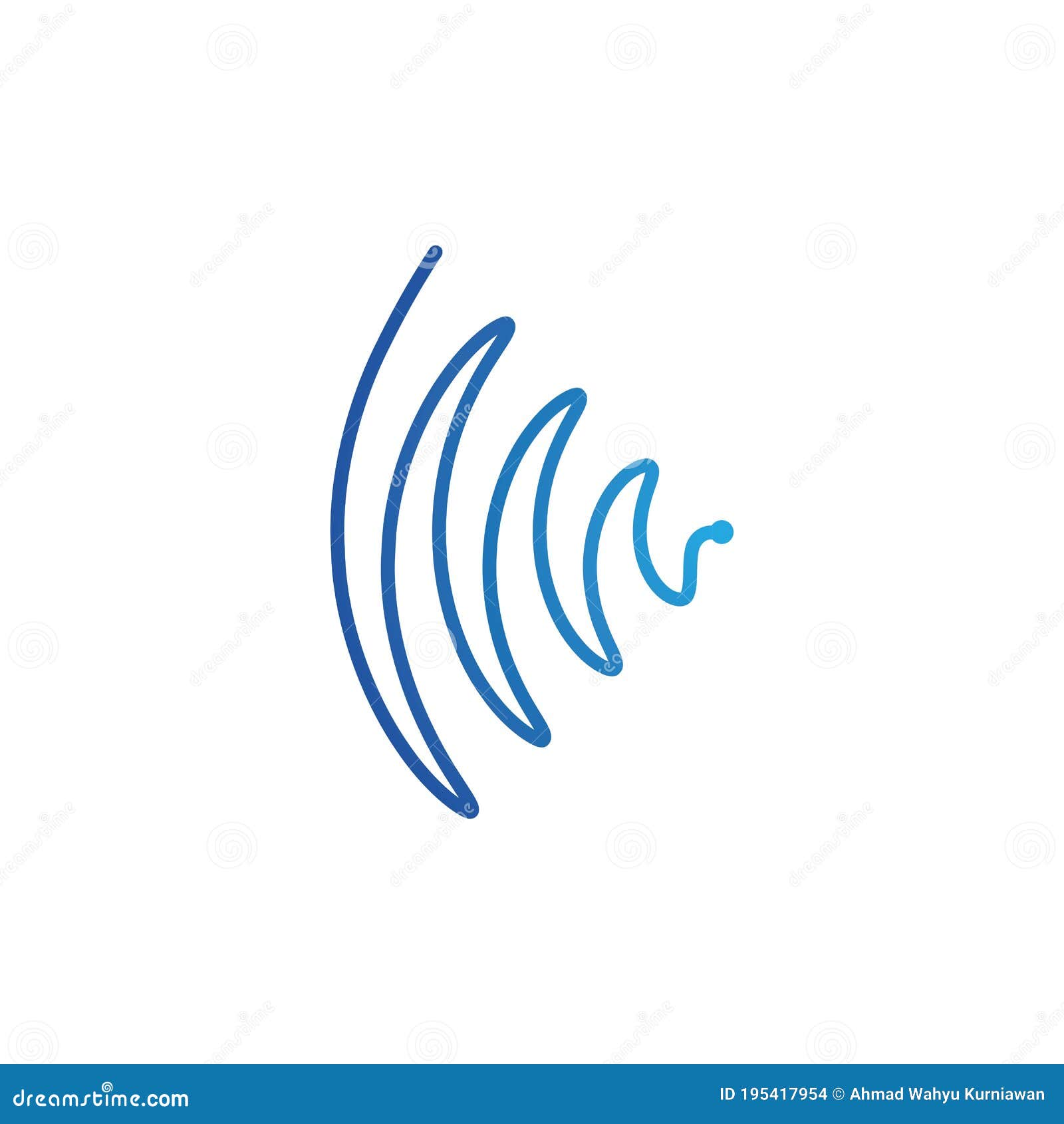 Sound wave music spectrum stock vector. Illustration of music - 195417954