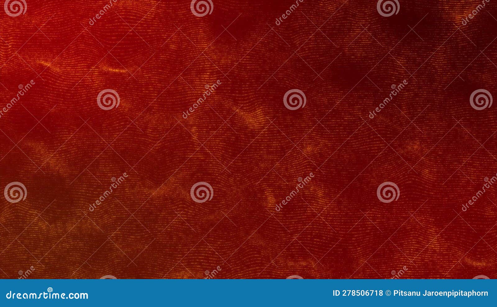 Sound Wave Pattern of 3D Abstract Red Light Particles on Red Gradient ...