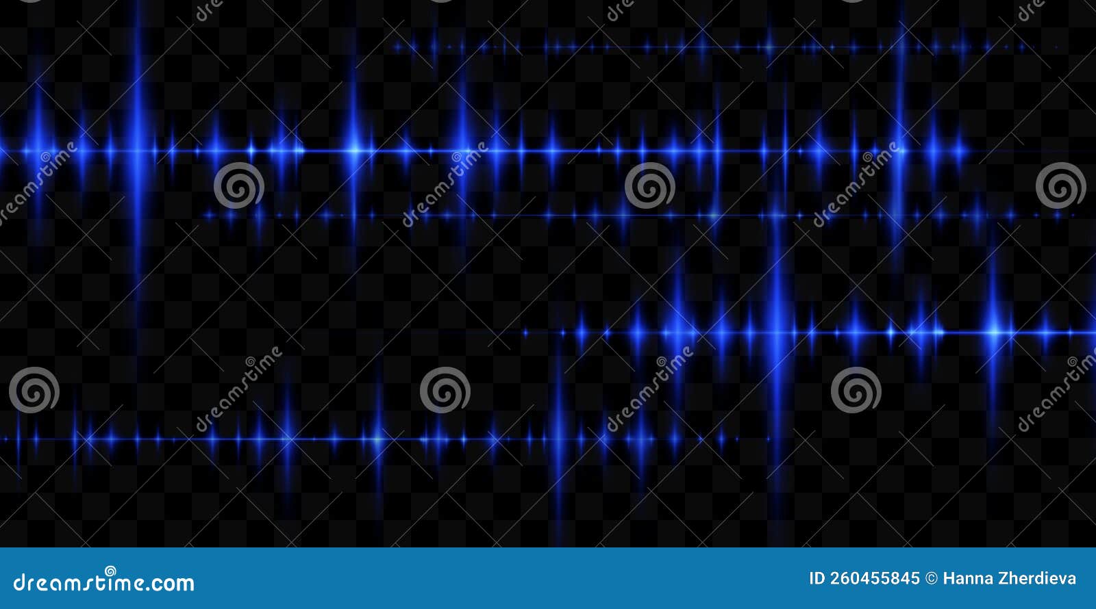 Sound Wave Pattern (easily Editable File) Stock Illustration ...