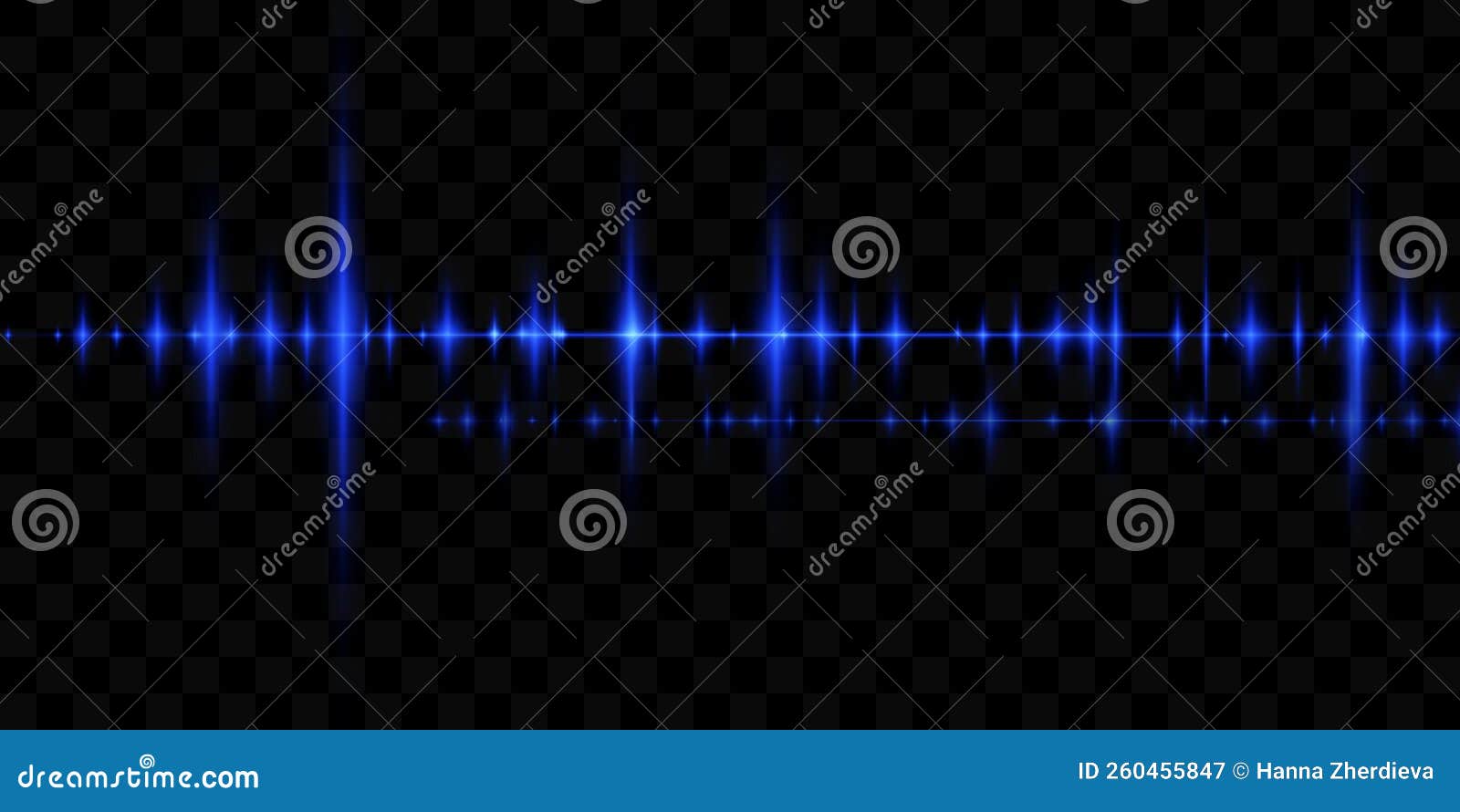 Sound Wave Pattern (easily Editable File) Stock Illustration ...