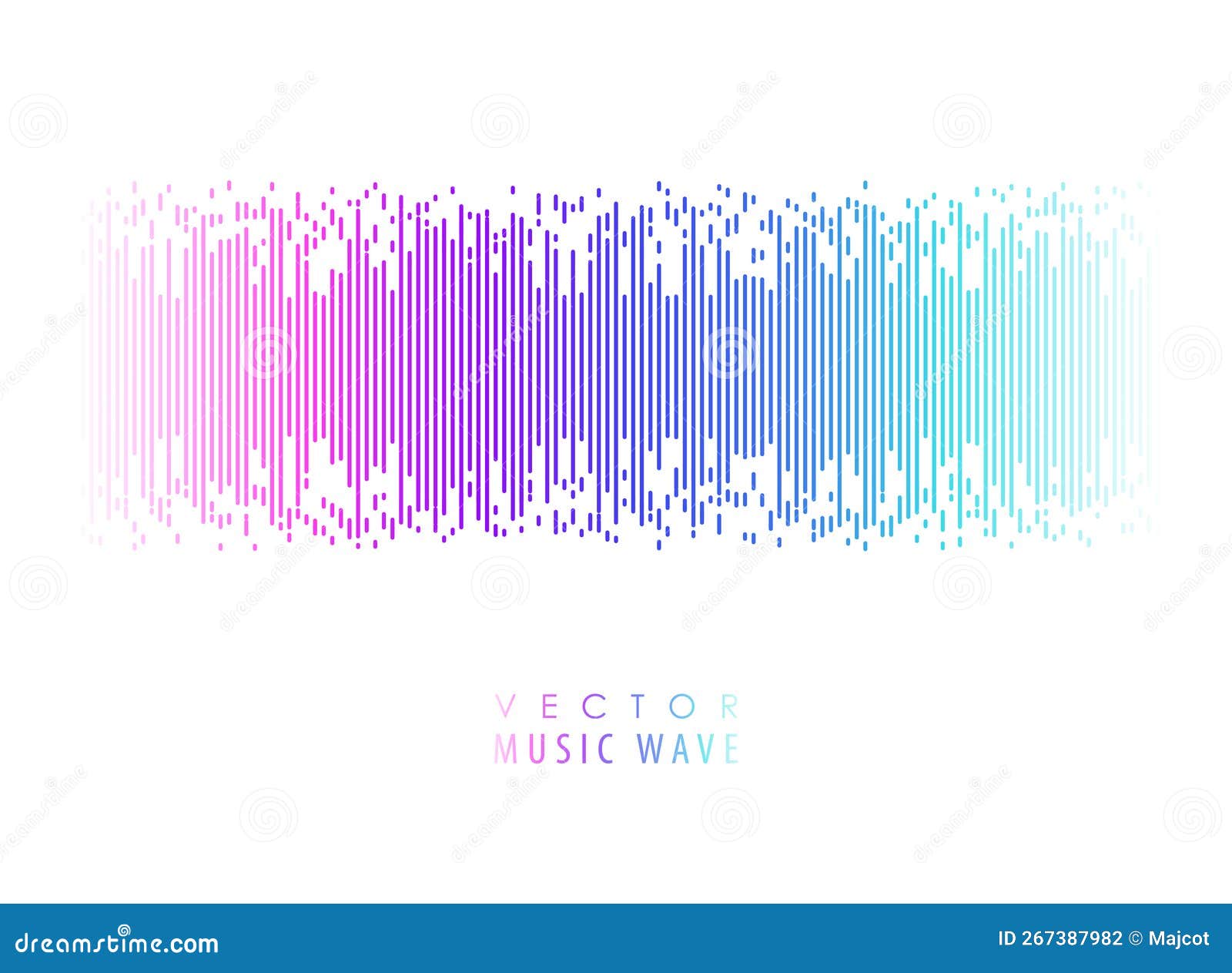 Sound wave poster stock illustration. Illustration of modern - 267387982