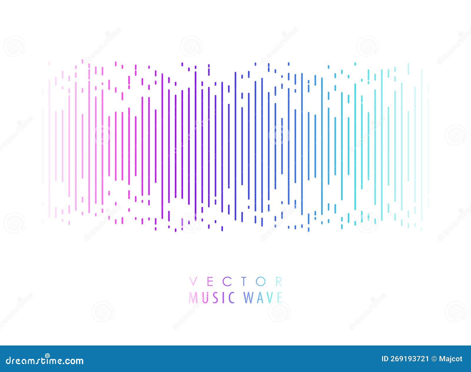 Sound wave poster stock vector. Illustration of light - 269193721