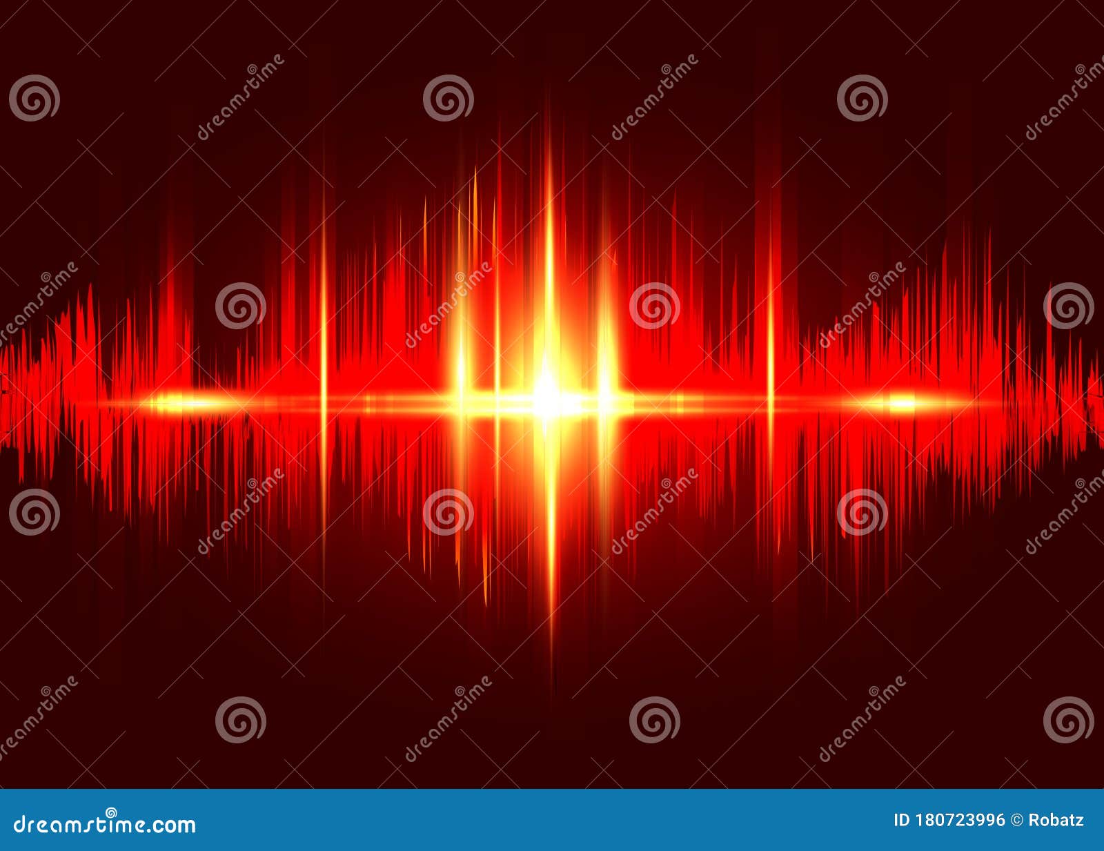 Sound Wave Rhythm Background. Fire Wave Flames Digital Sound Wave ...