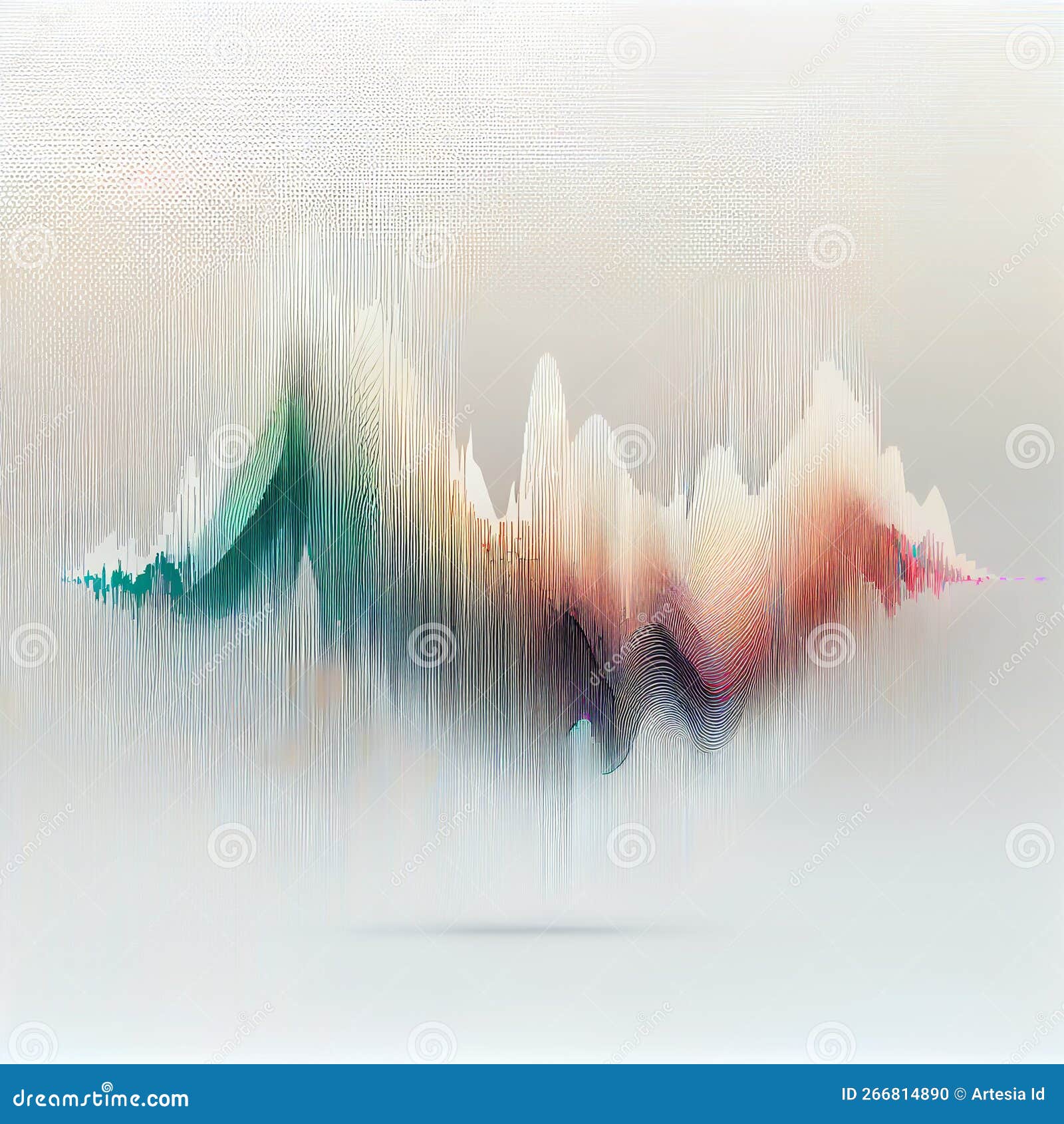 Sound wave soft Color stock illustration. Illustration of flowing ...