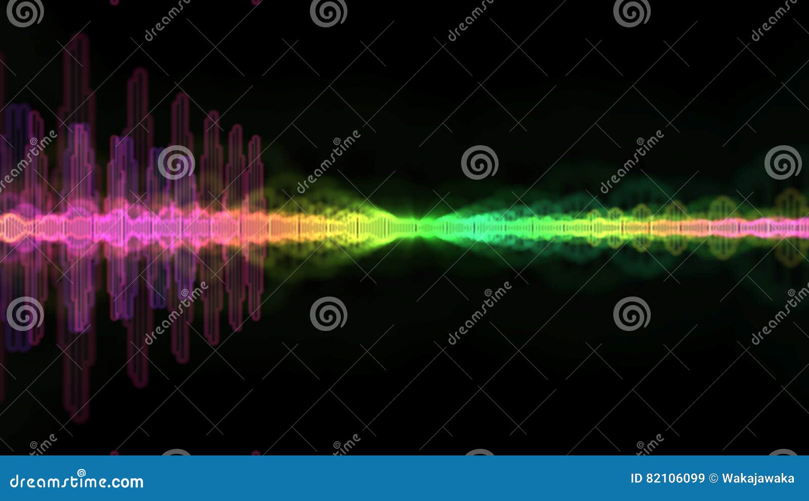 Equaliser Audio Sound Wave Spectrum Background Stock Illustration ...