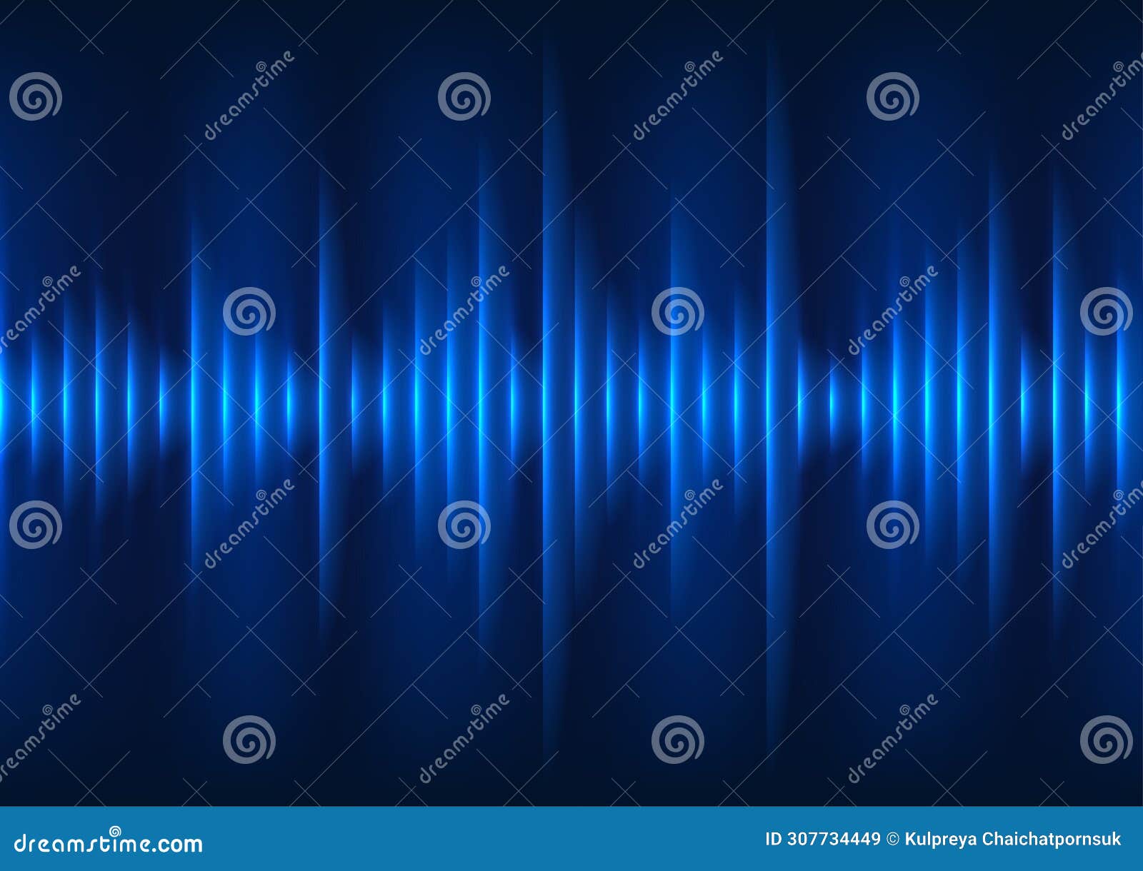 Sound Wave Technology Background, Lines Arranged As Sound Waves that ...
