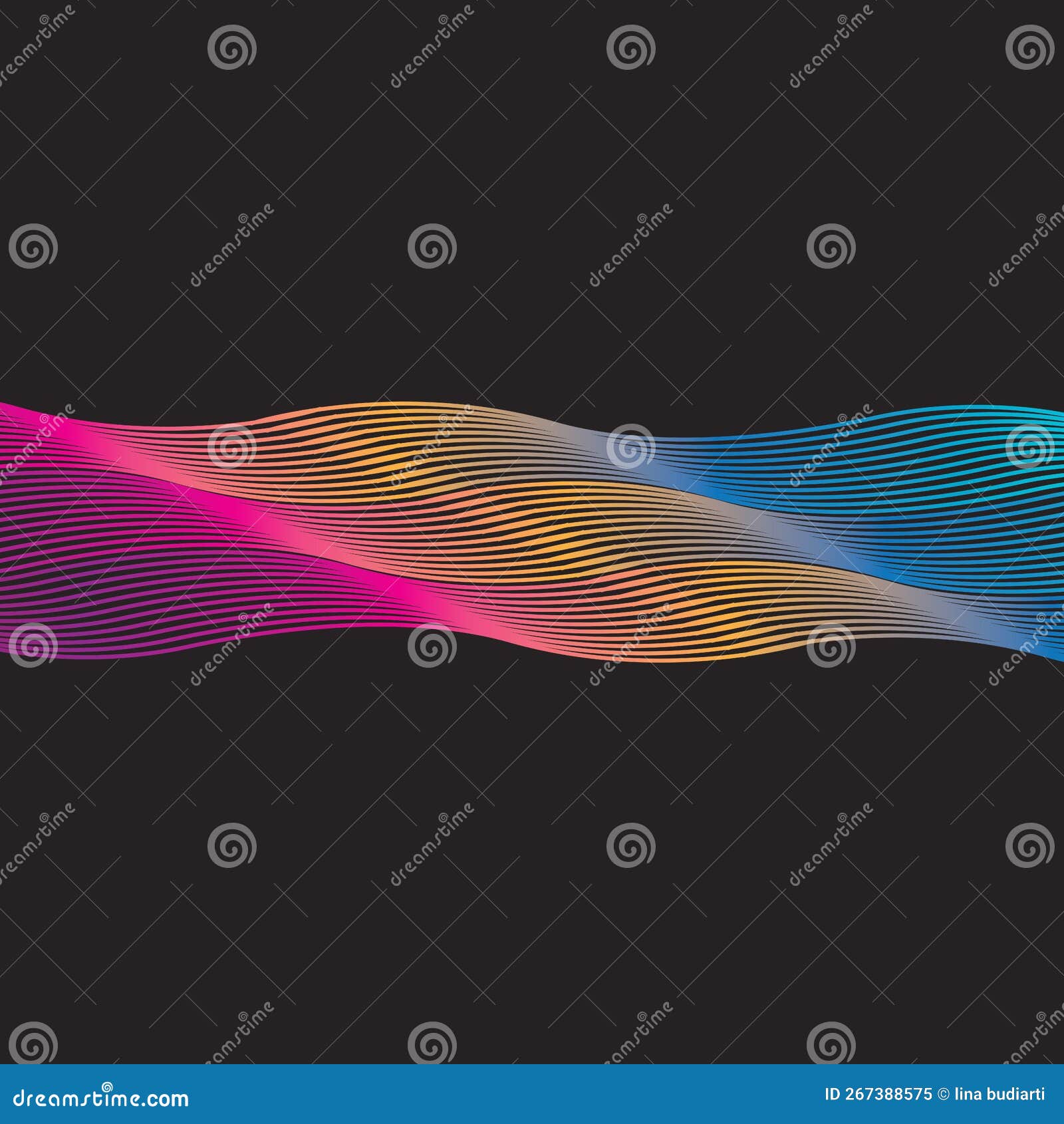 Sound wave technology logo stock vector. Illustration of swirls - 267388575