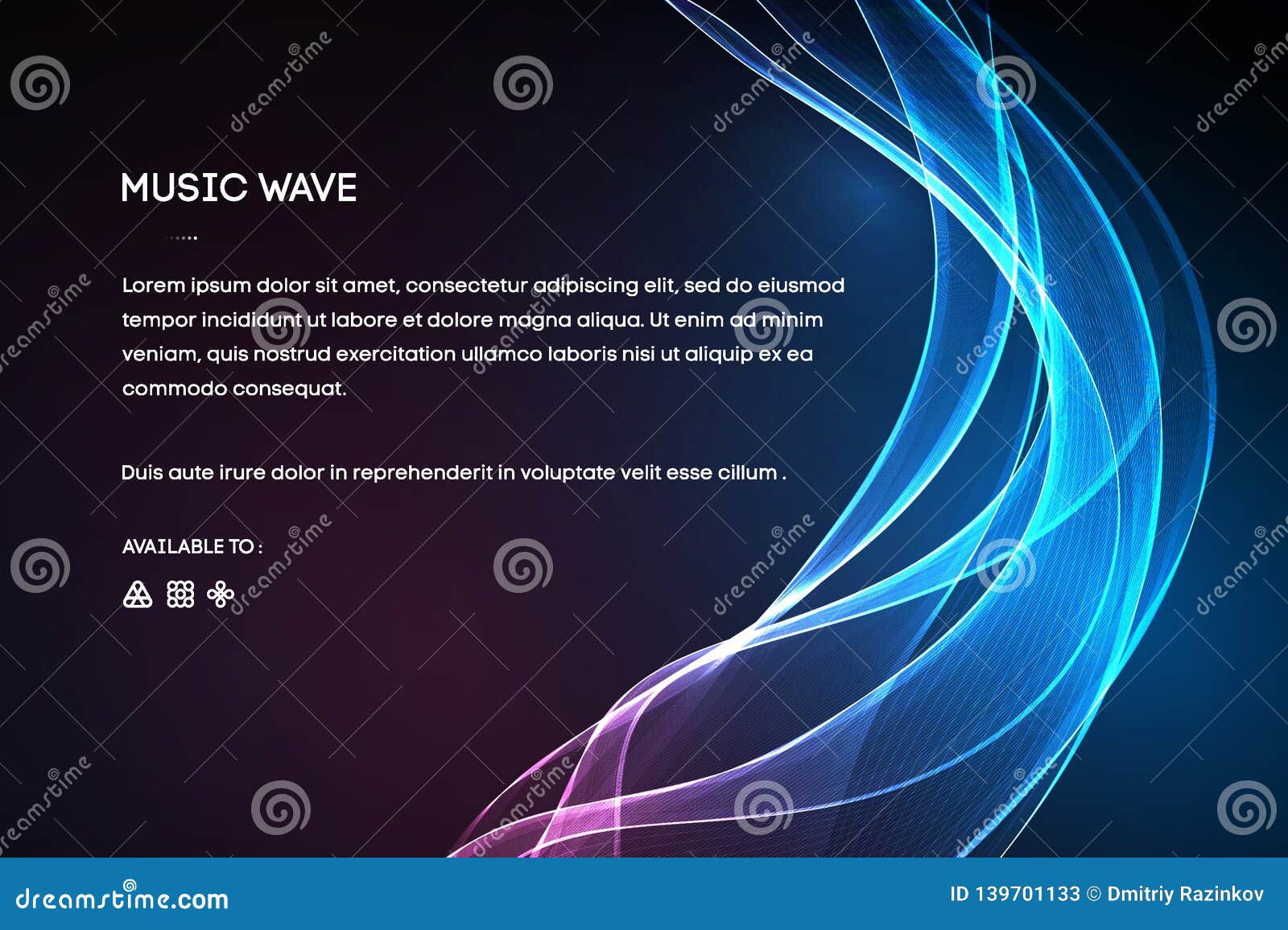 Sound Wave Vector . Vector Music Voice Vibration, Song Waveform Digital ...