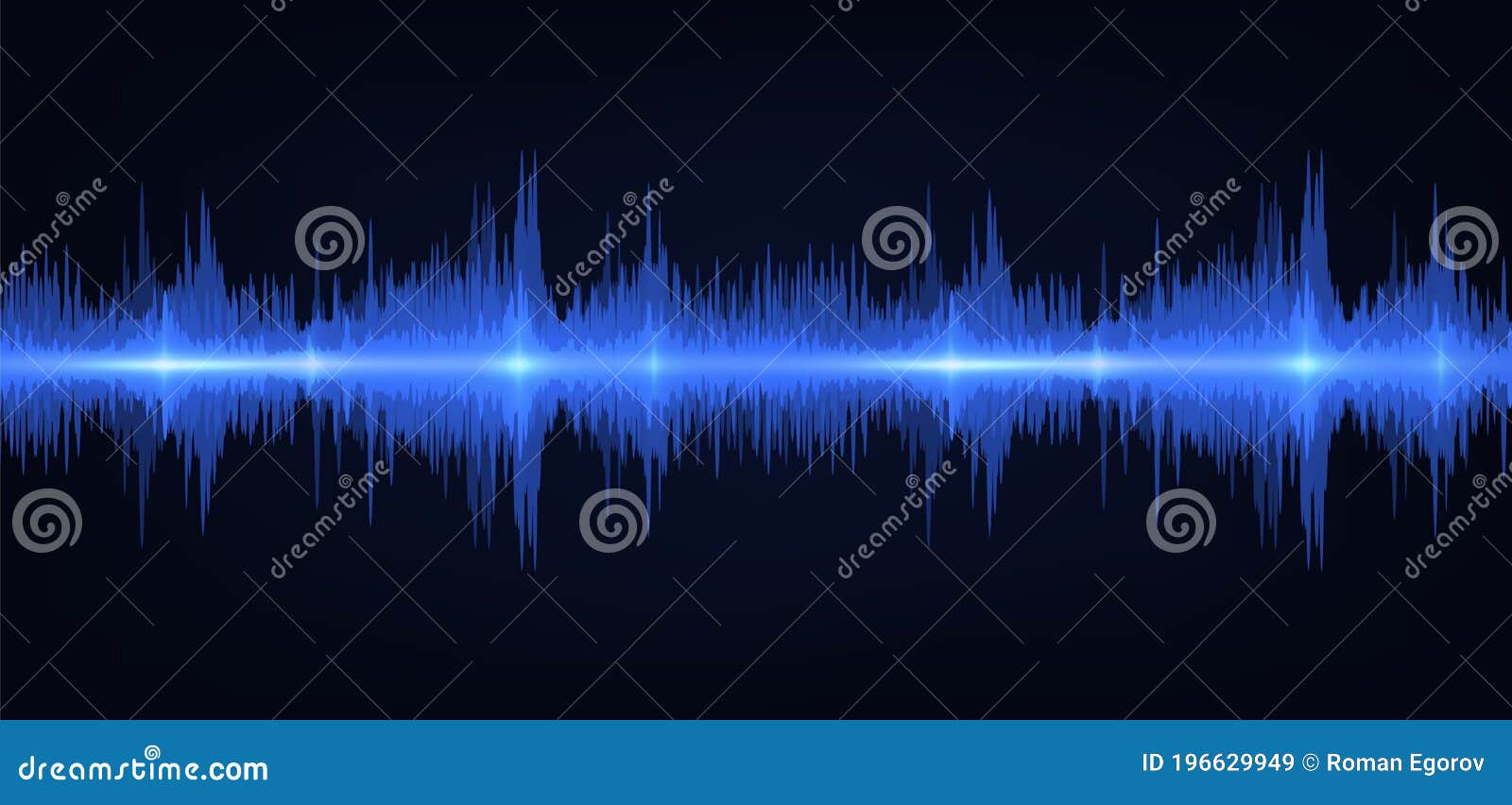 Sound Wave. Vibrant Gradient Light. Frequency Soundtrack Waveform ...