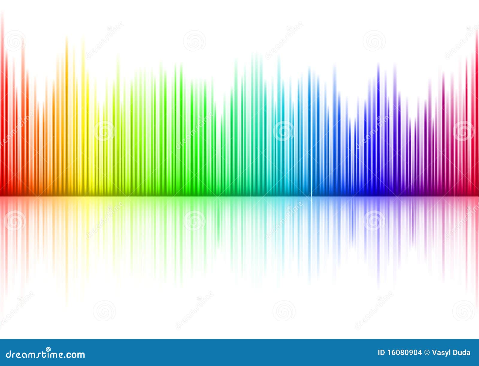 Sound waveform stock vector. Illustration of frequency - 16080904