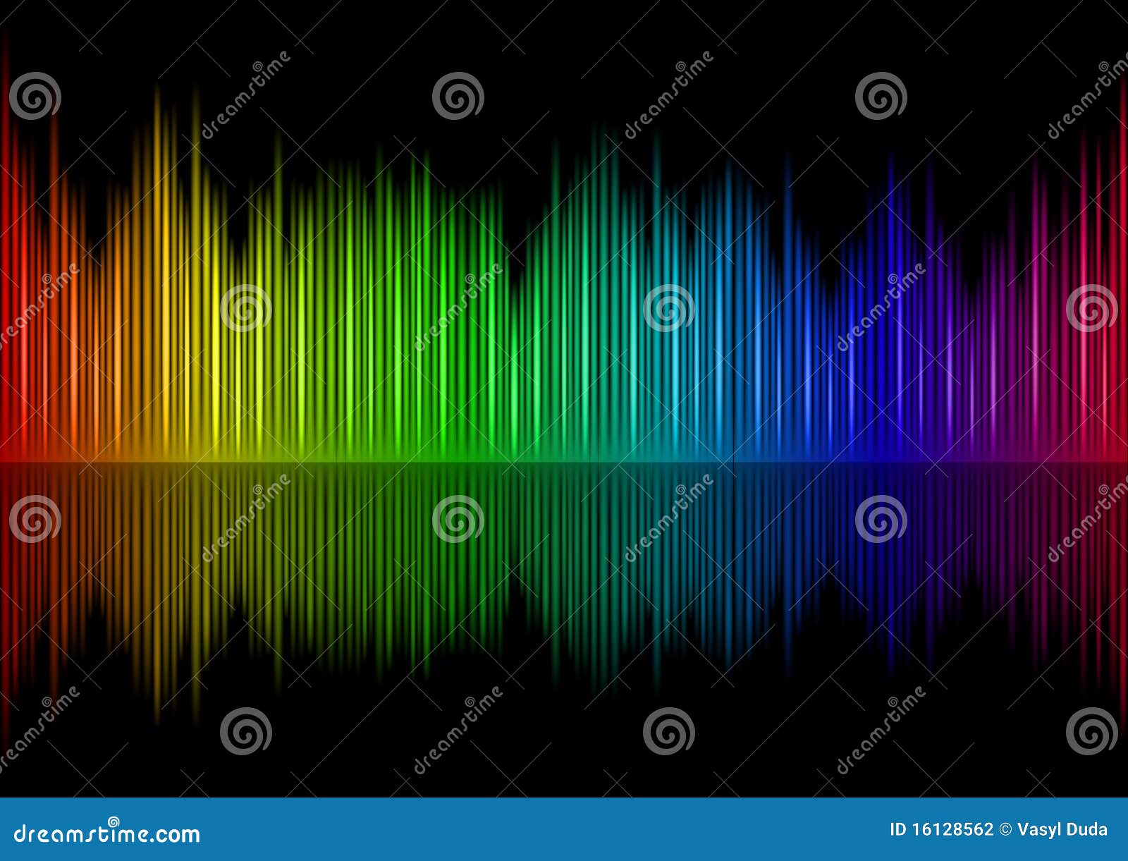Sound waveform stock vector. Illustration of energy, black - 16128562