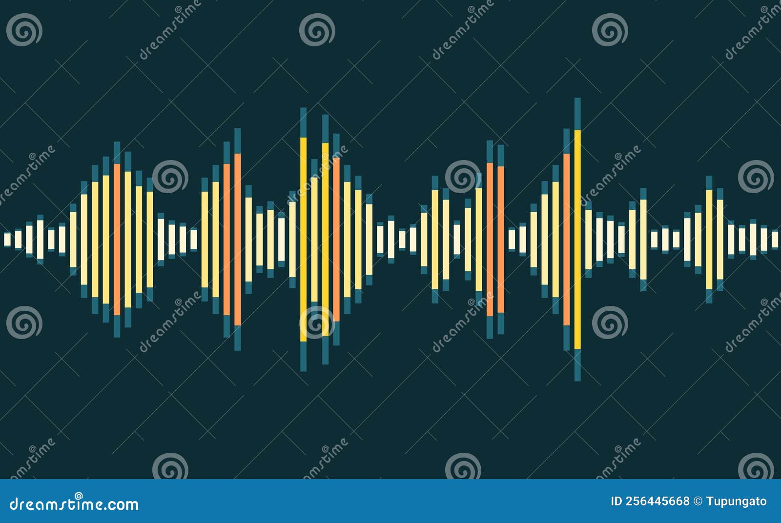 Sound Waveform Equalizer Lines Vector Stock Vector - Illustration of ...