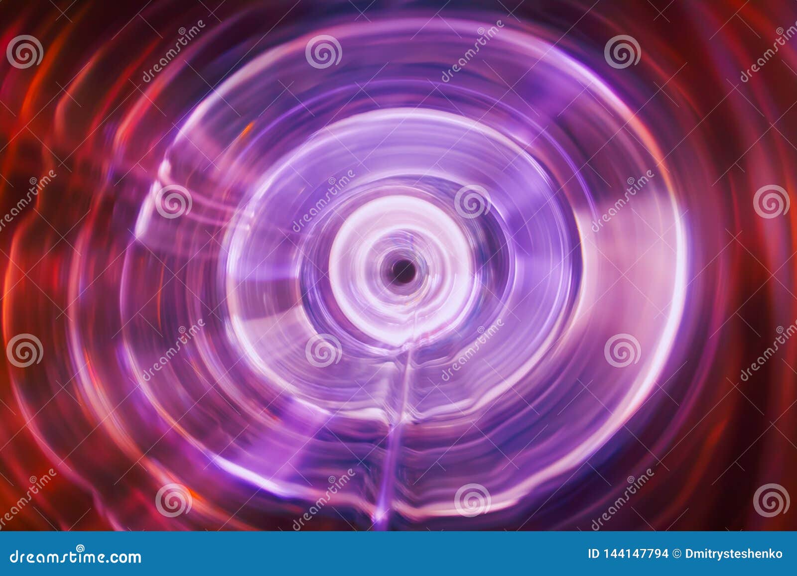 Sound Waves in the Dark in Full Color Stock Photo - Image of movement ...