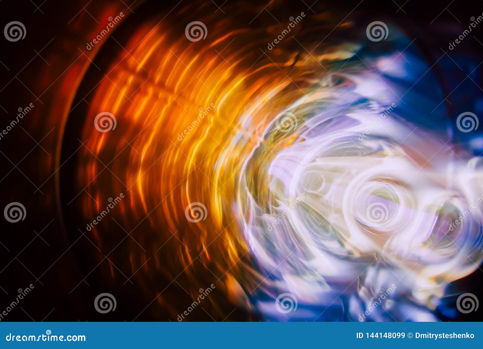 Sound Waves in the Dark in Full Color Stock Image - Image of high ...