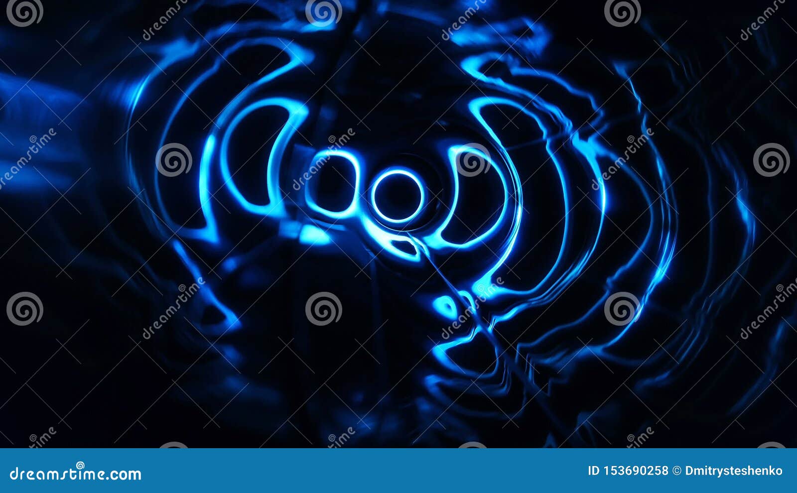 Sound waves in the dark stock footage. Video of acoustic - 153690258