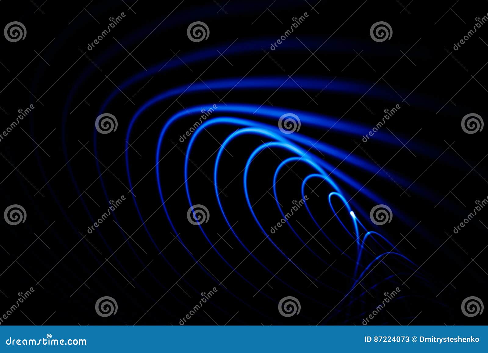Sound waves in the dark stock image. Image of electricity - 87224073