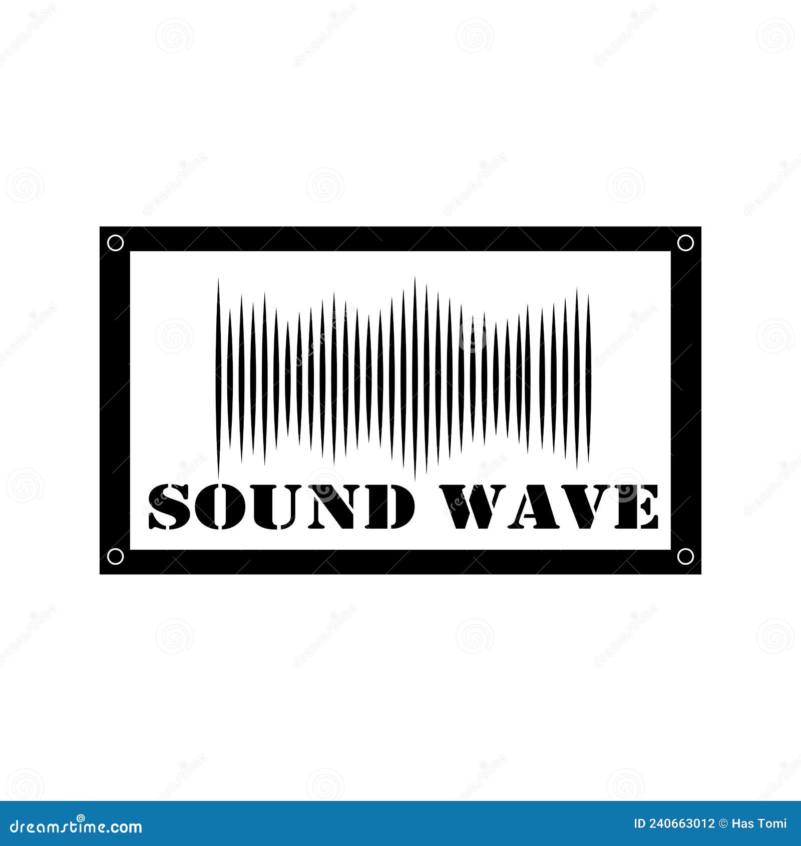 QSound Waves Vector Illustration Design Stock Illustration ...