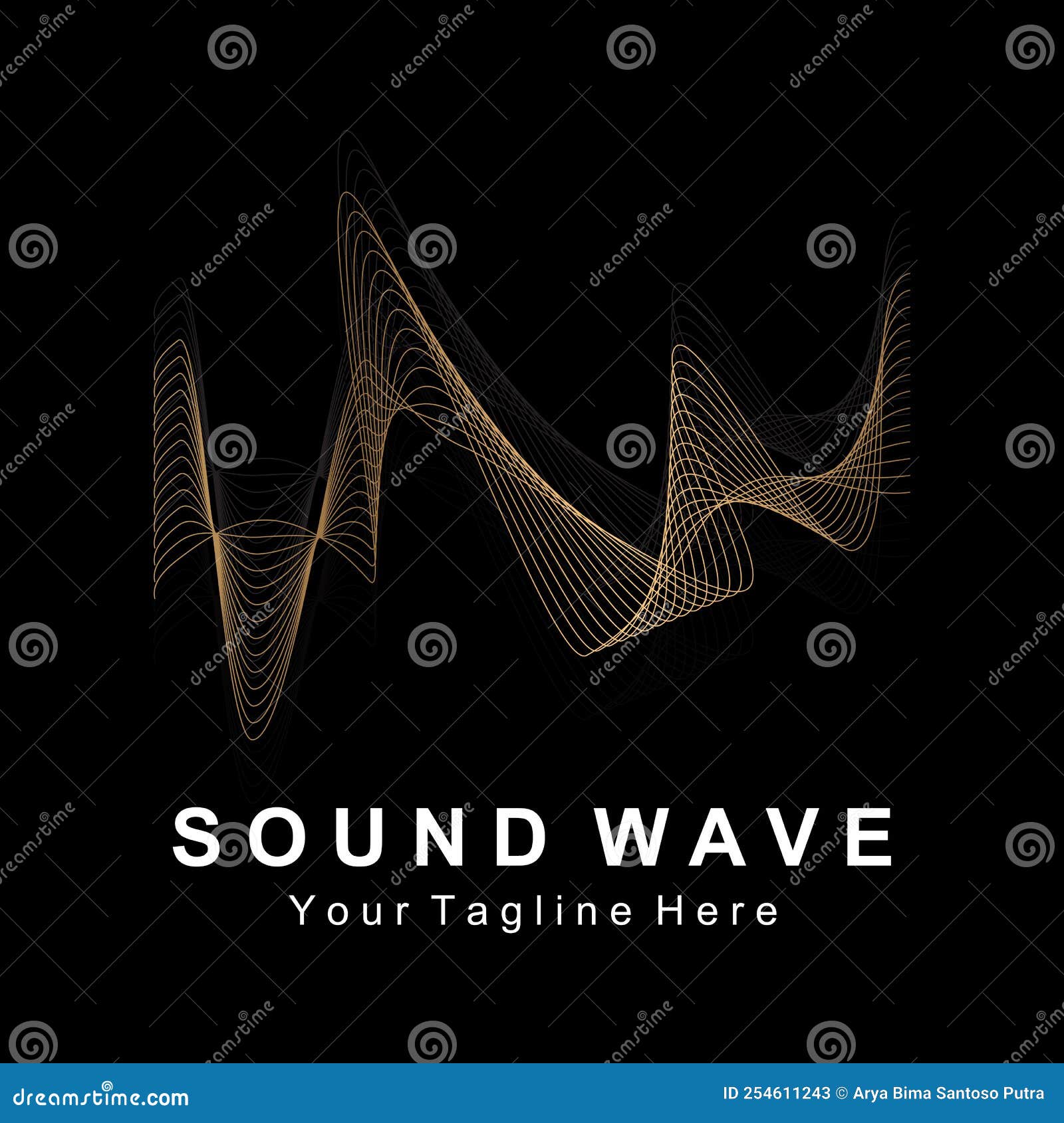 Sound Waves Vector Illustration Stock Vector - Illustration of club ...
