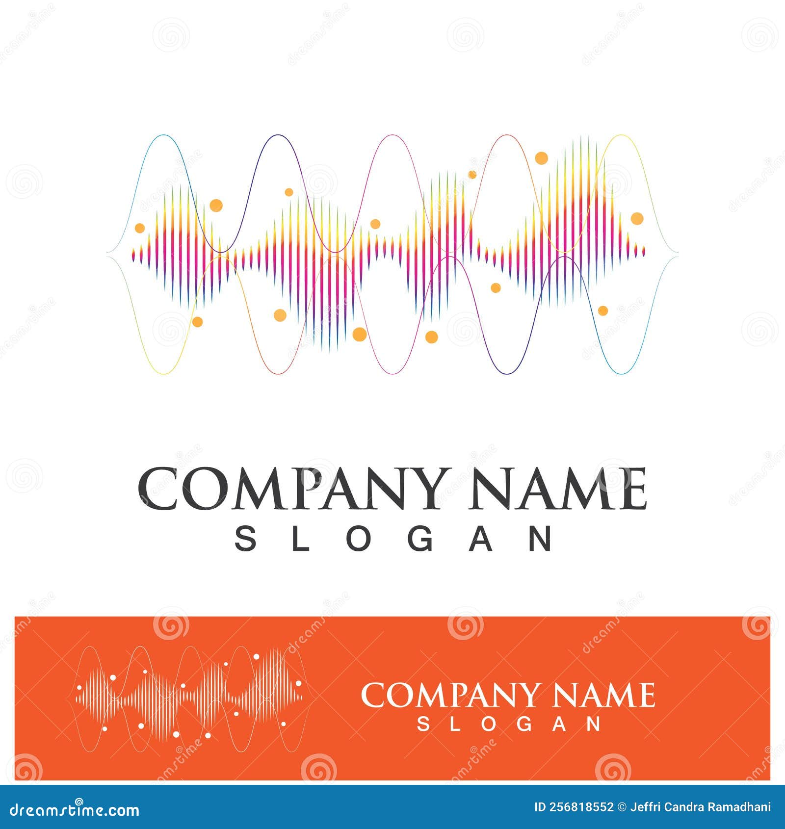 Sound Waves Vector Illustration Stock Vector - Illustration of media ...