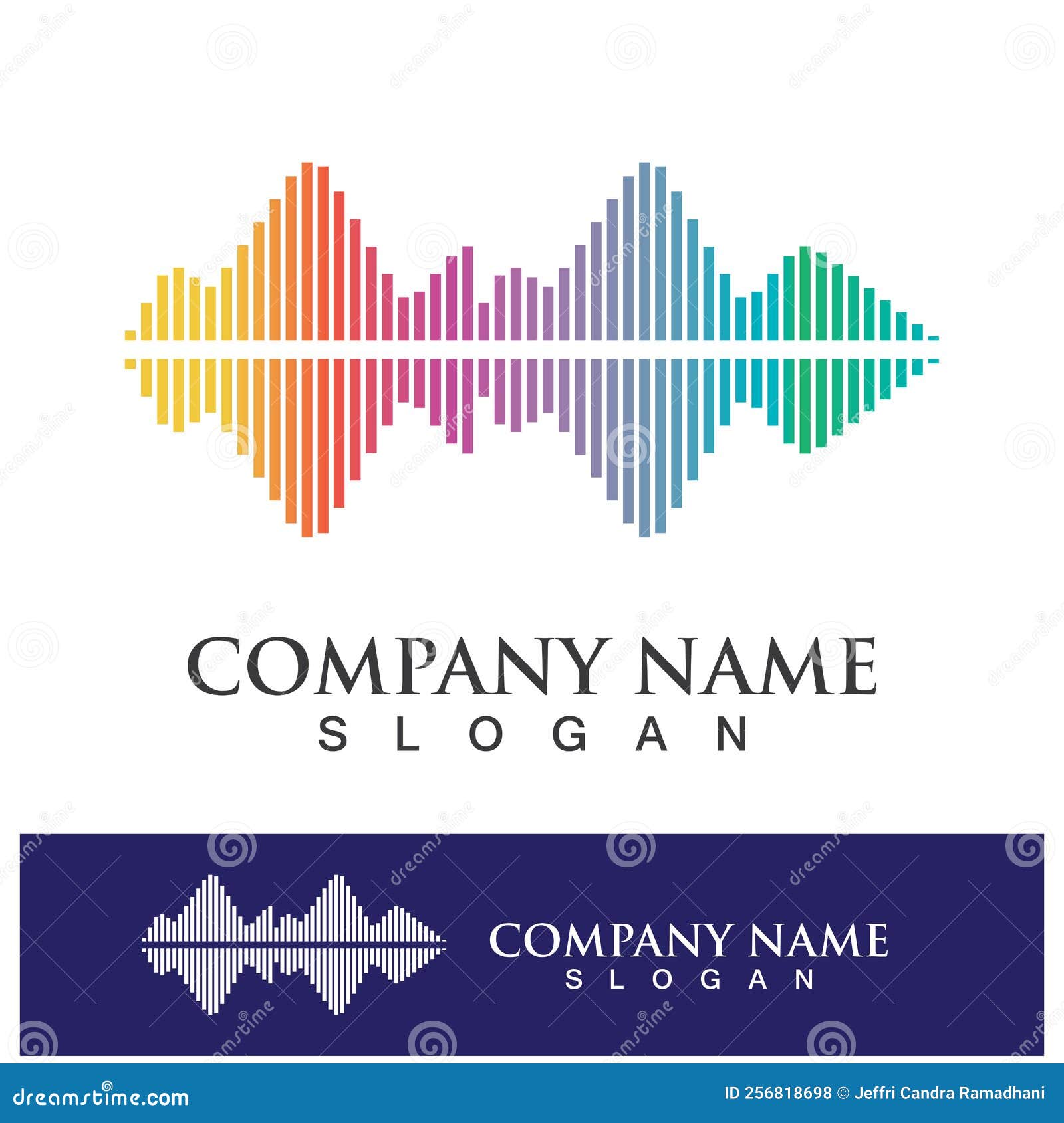 Sound Waves Vector Illustration Stock Vector - Illustration of ...