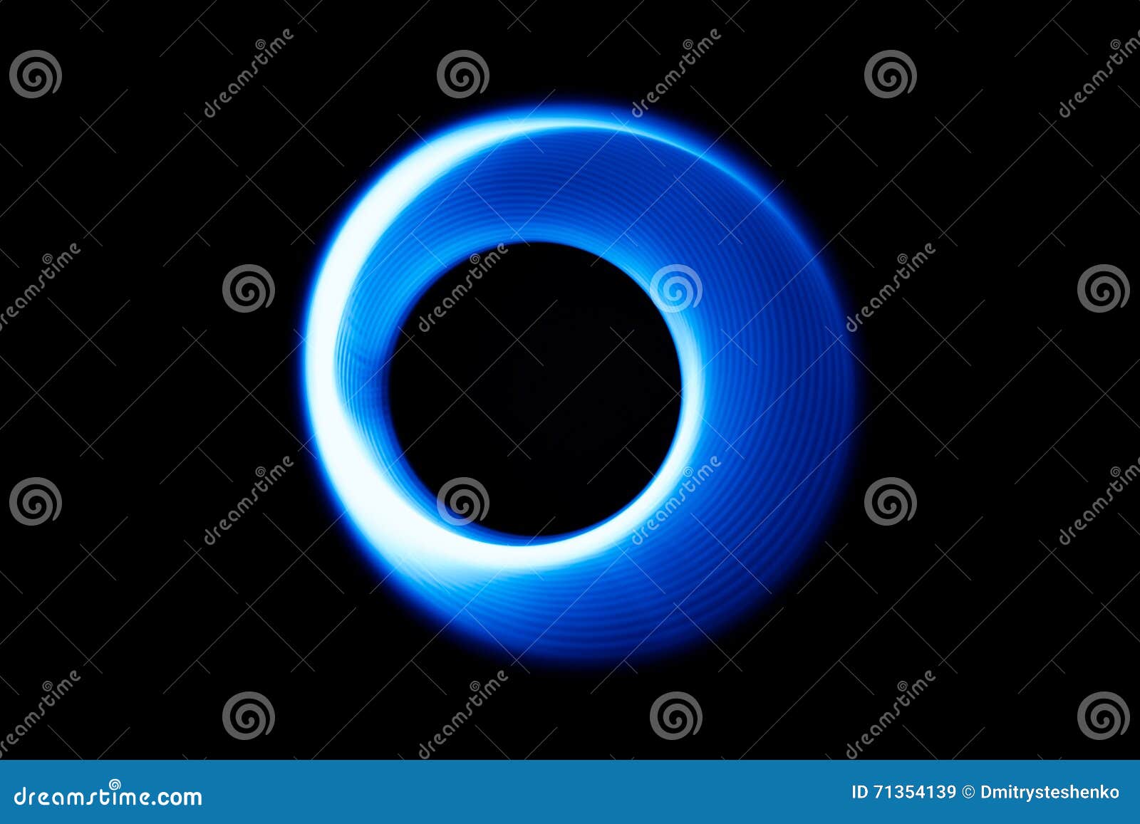 Sound Waves in the Visible Blue Color Stock Image - Image of power ...