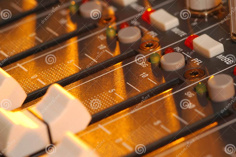 Soundboard stock image. Image of frequencies, bands, electronic - 4517267