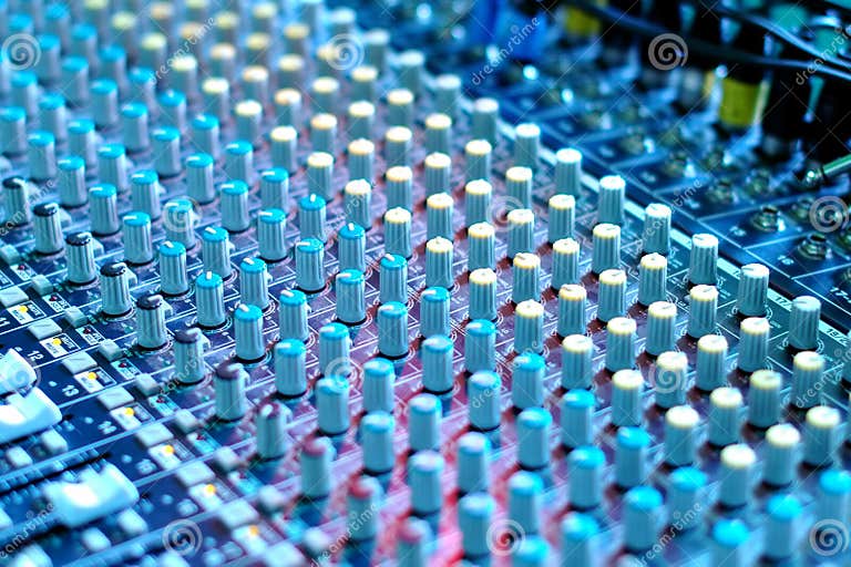 Soundboard stock image. Image of consoles, faders, electronics - 9178007