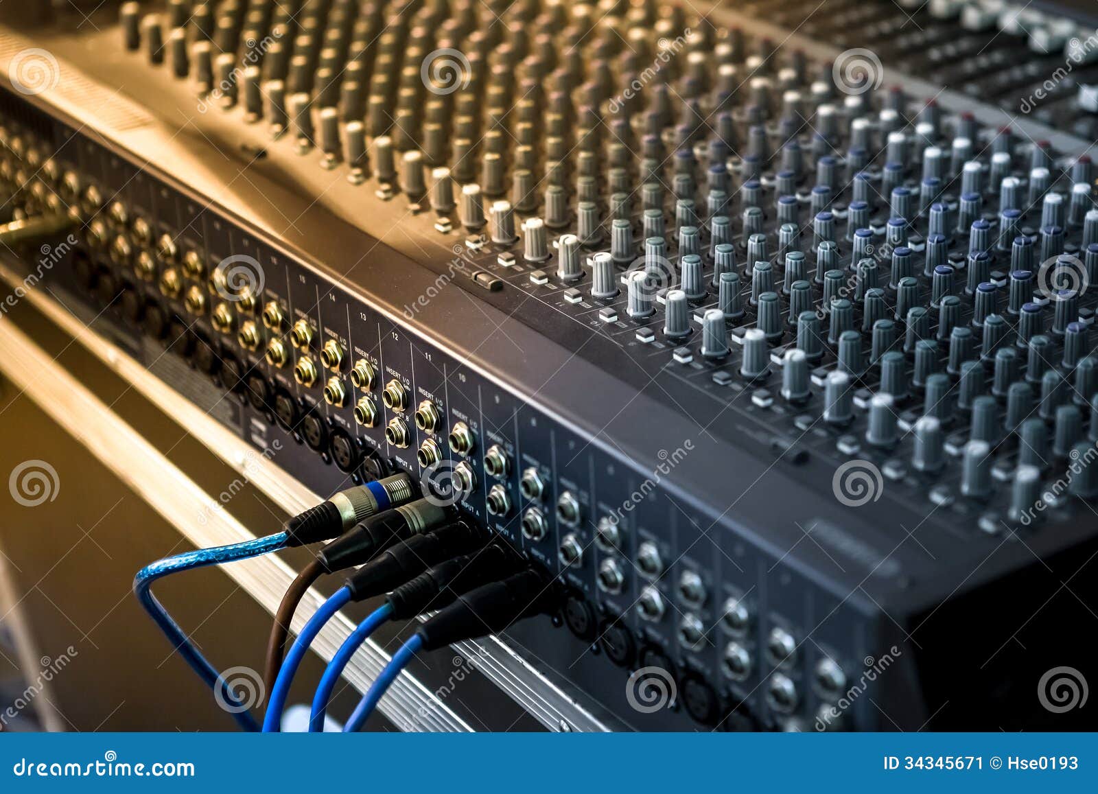Soundboard stock illustration. Illustration of input - 34345671