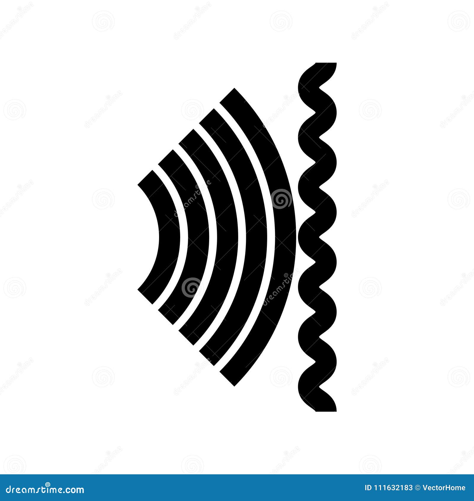 Soundproof Icon On White Background. Sound Insulation Sign. Noise ...