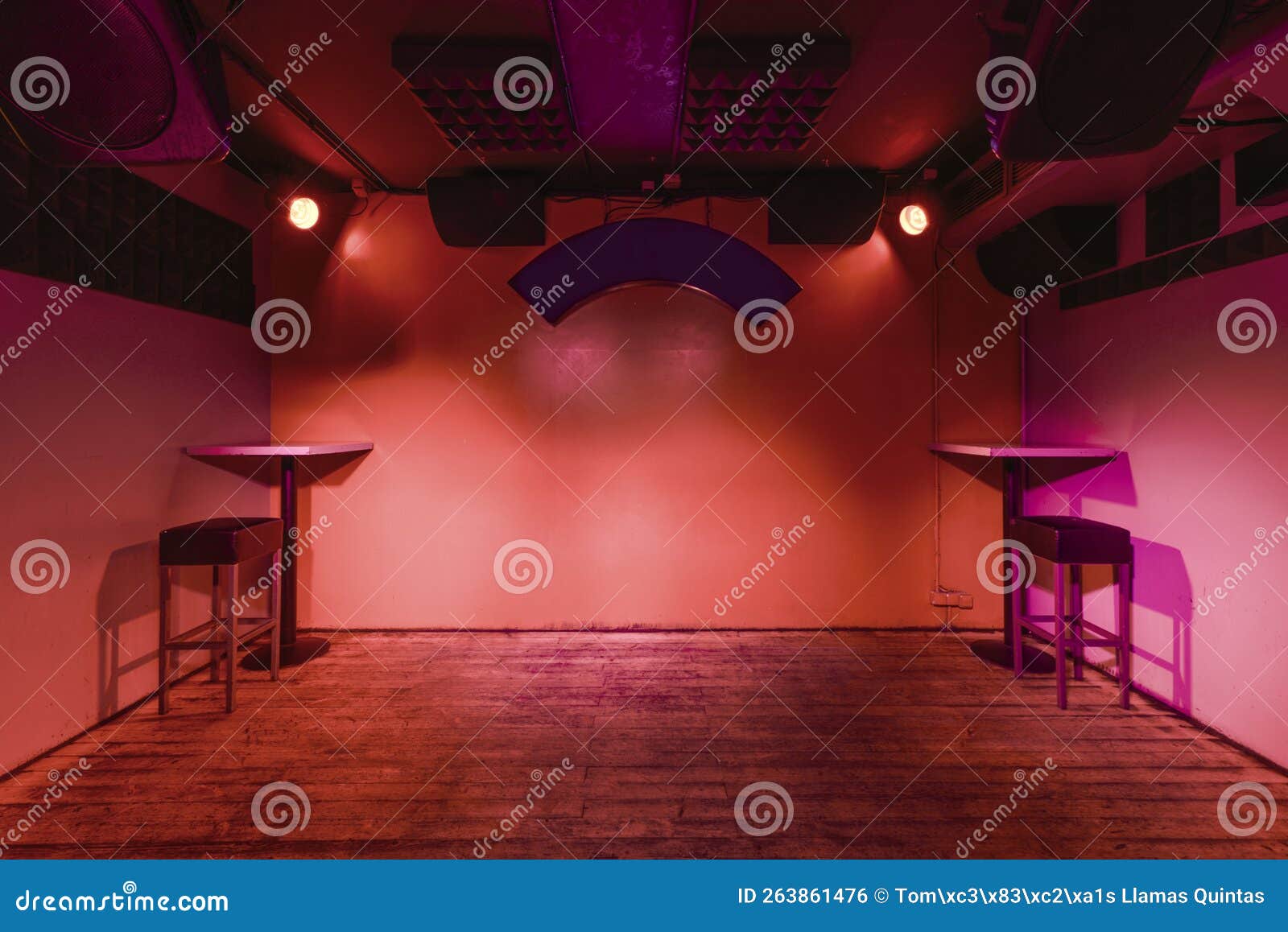 A Soundproof Performance Room in a Nightlife Venue Stock Photo - Image ...