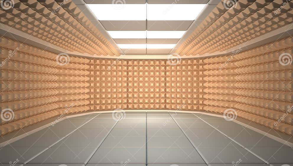 Soundproof room stock illustration. Illustration of dampen - 29442404