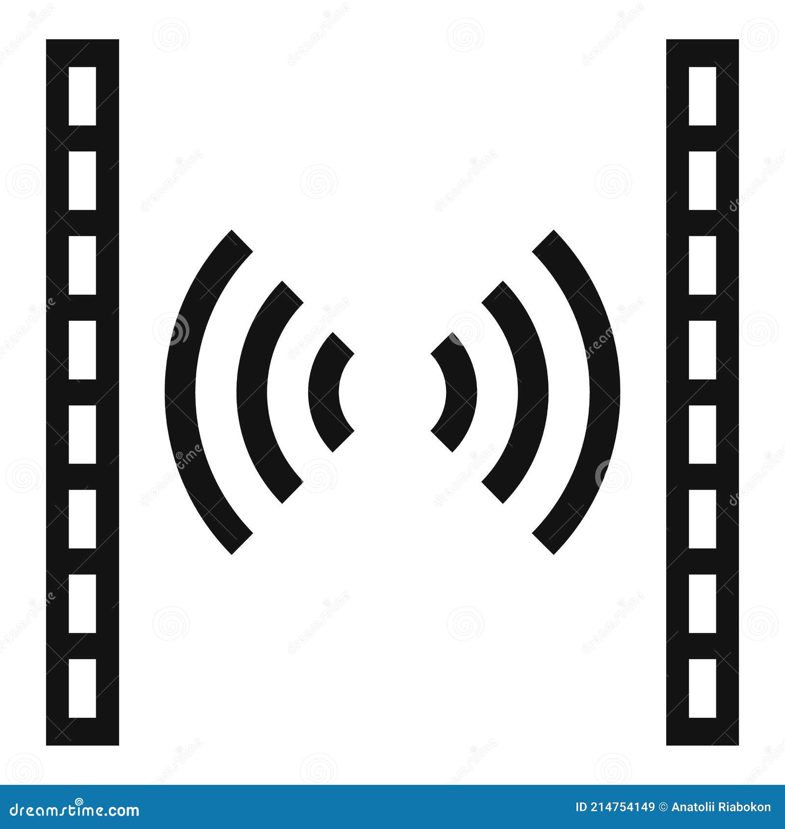 Soundproofing Barrier Icon, Simple Style Stock Vector - Illustration of ...