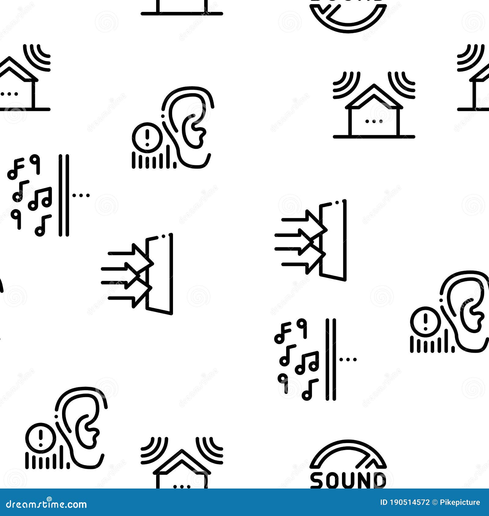 Soundproofing Building Material Icons Set Vector Stock Vector ...