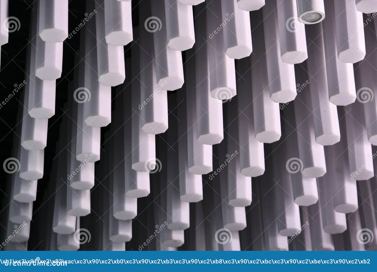 Soundproofing Coating Close-up. Recording Studio Details. Low Light ...