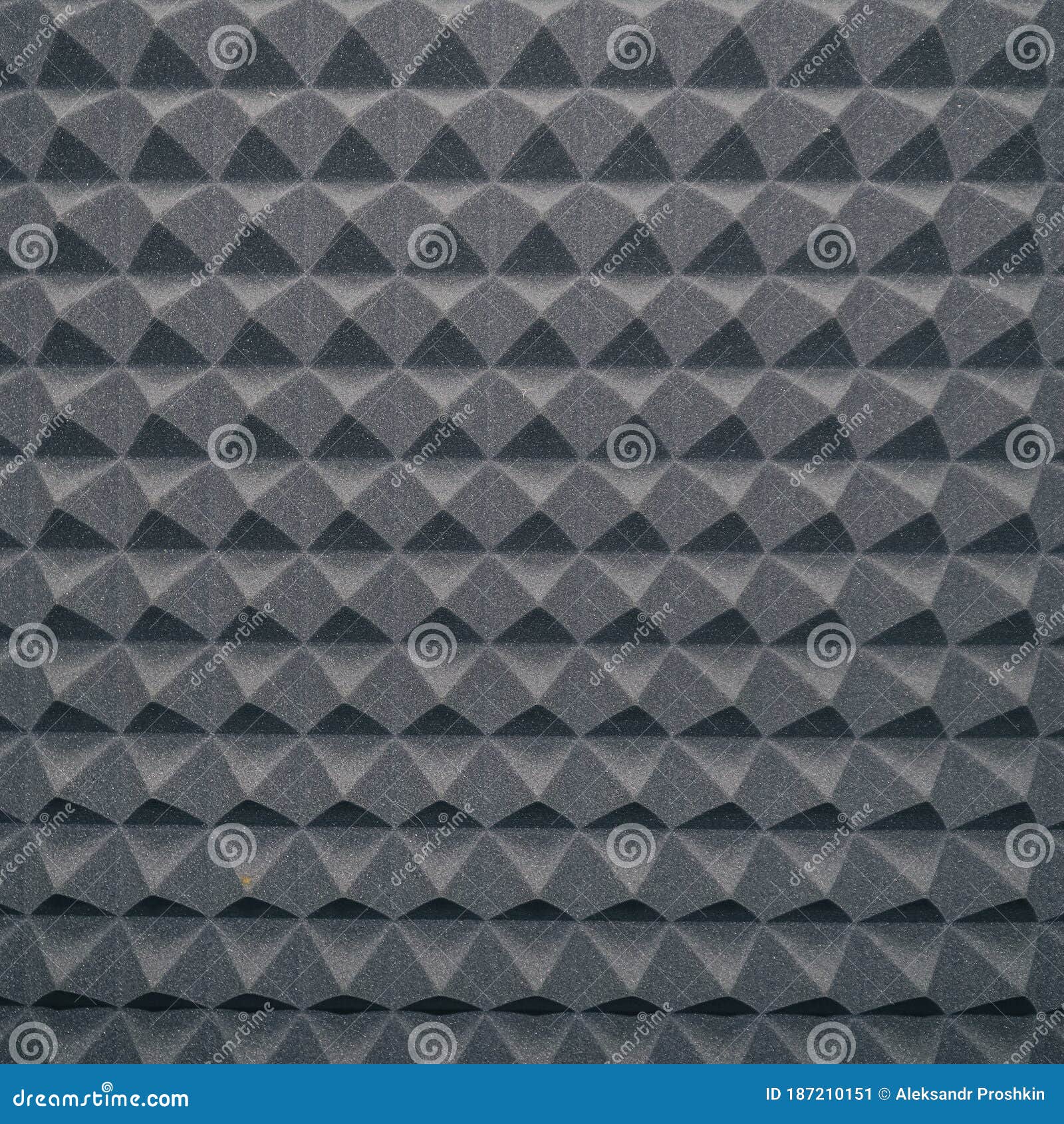 Soundproofing Foam Rubber Texture with Convex Triangles Stock Image ...