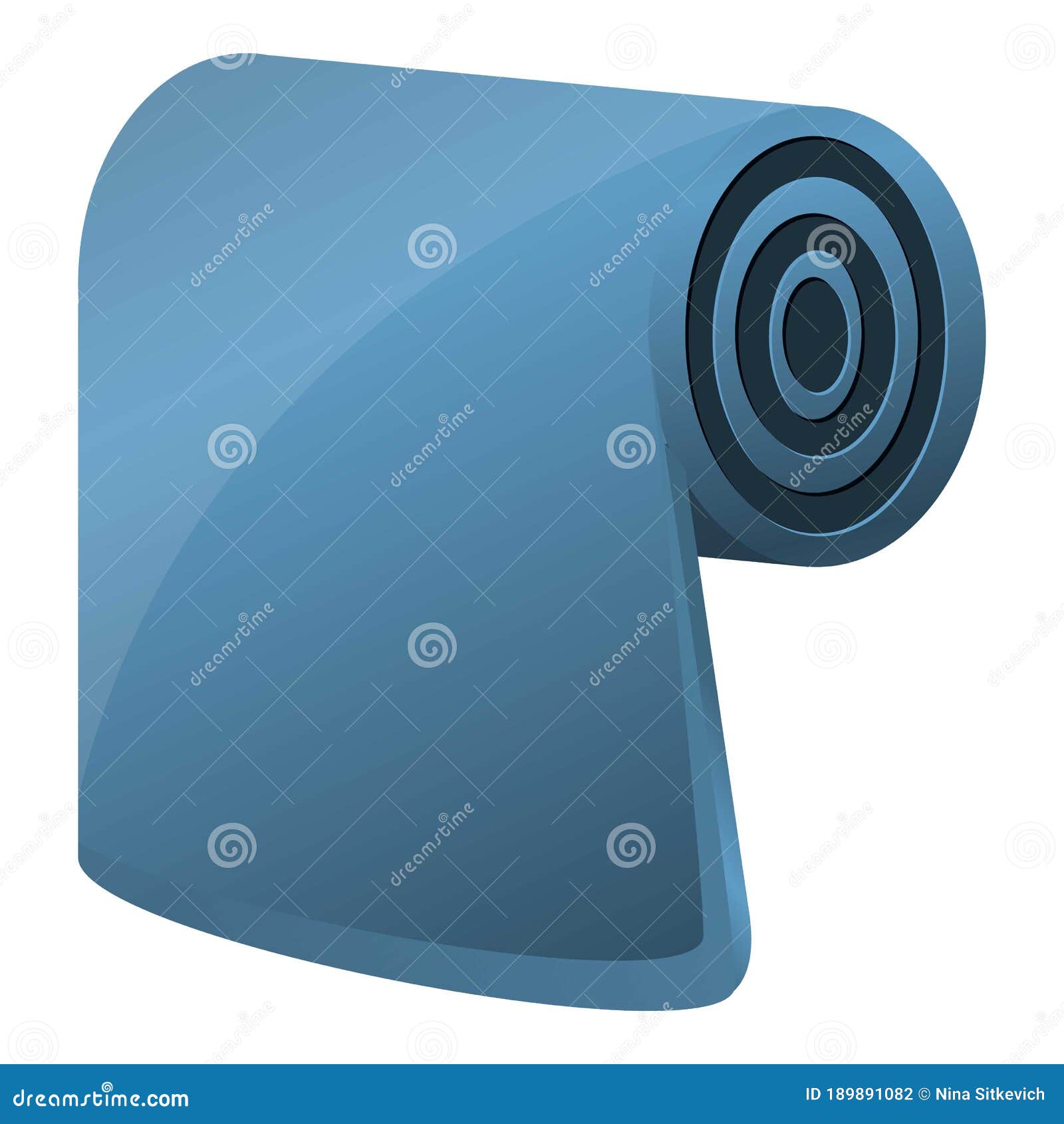 Soundproofing Roll Icon, Cartoon Style Stock Vector - Illustration of ...