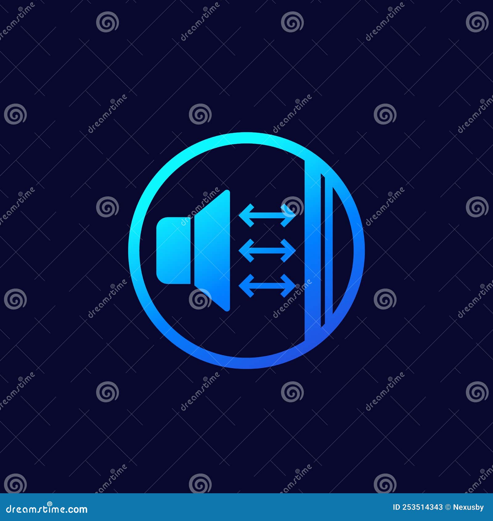 Soundproofing or Soundproof Wall Vector Icon Stock Vector ...