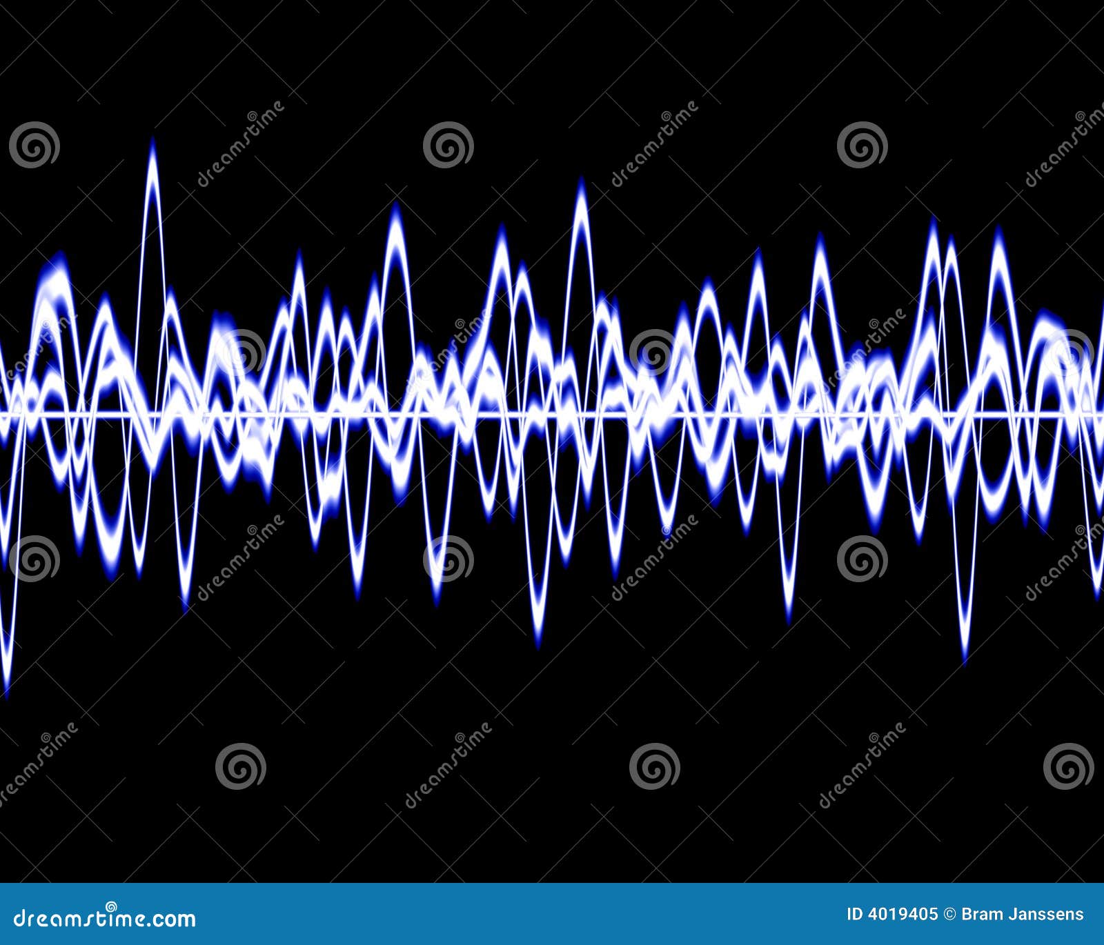 Soundwave stock illustration. Illustration of volume, electronic - 4019405