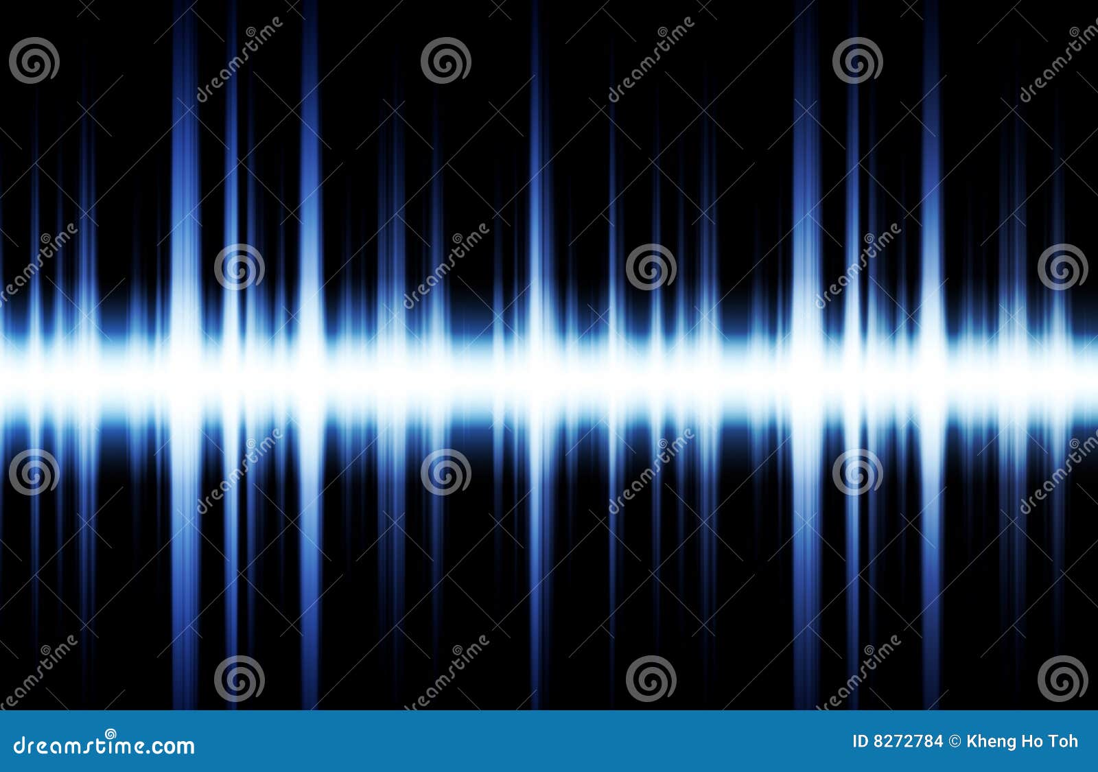 Acoustic Soundwave Or Audible Sound Track With Graph Vibration Vector ...