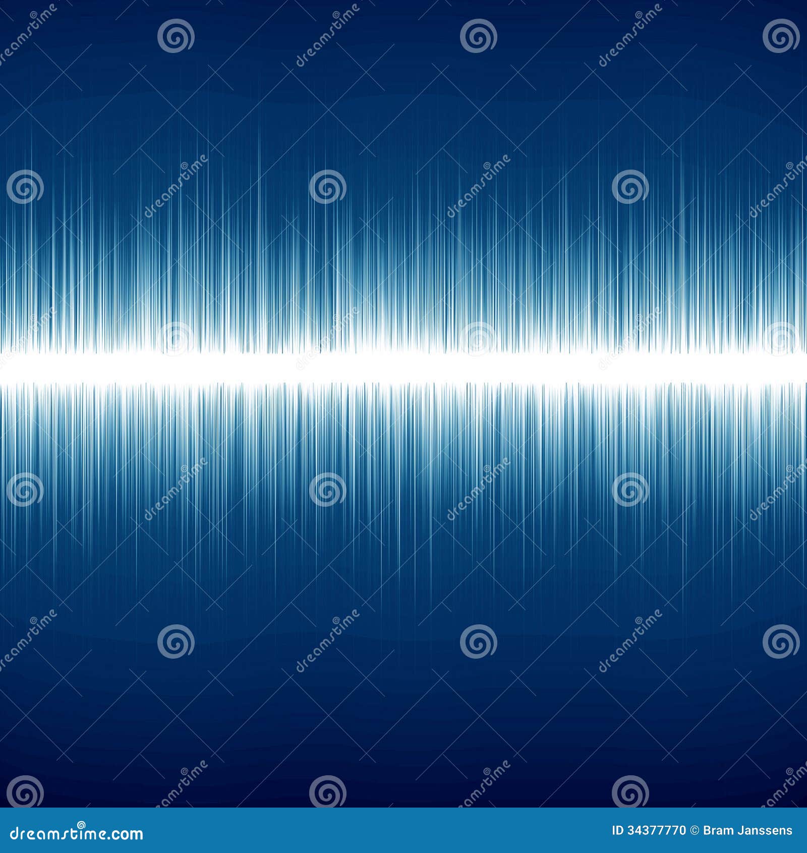 Soundwave stock illustration. Illustration of blue, display - 34377770