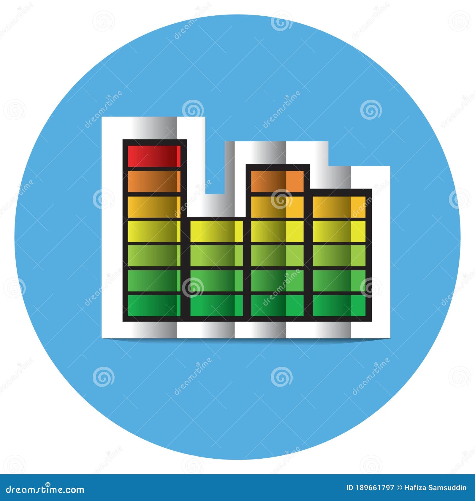 Soundwave Graph. Vector Illustration Decorative Design Stock Vector ...