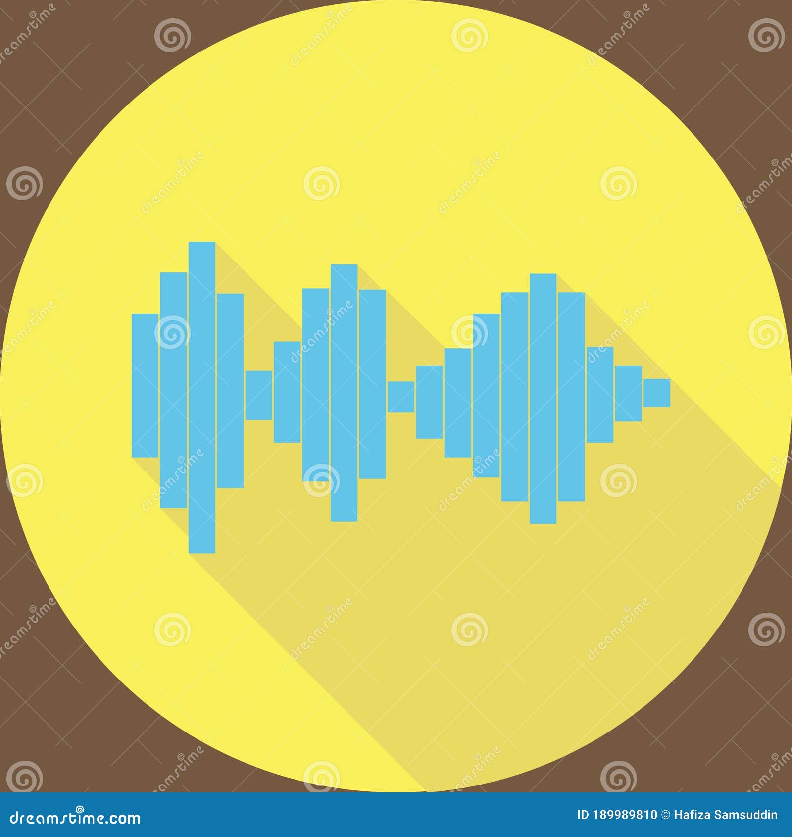 Soundwave Graph. Vector Illustration Decorative Design Stock Vector ...